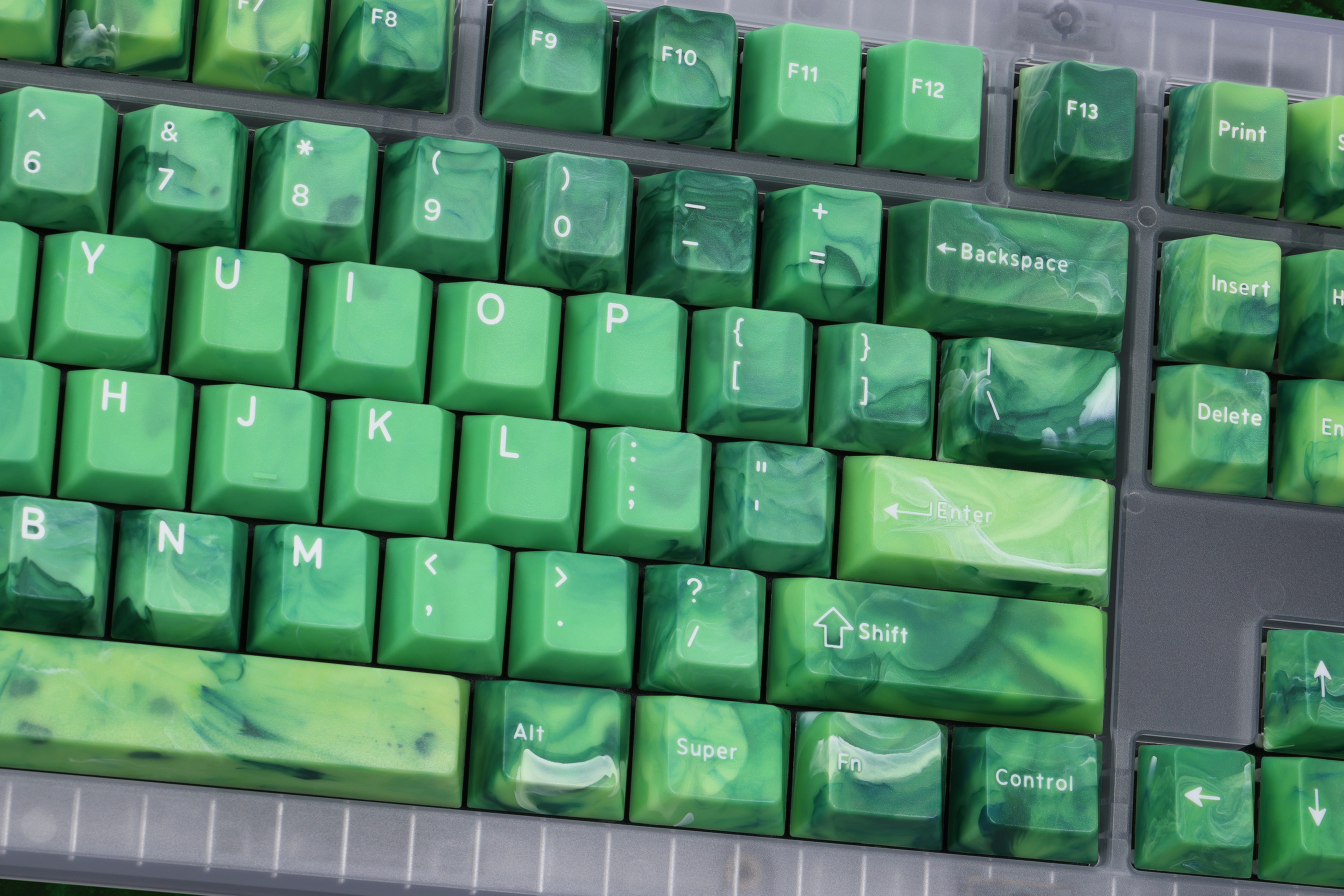 Drop DCX Green Marble Keycap Set | Mechanical Keyboards | Keycaps | PBT ...