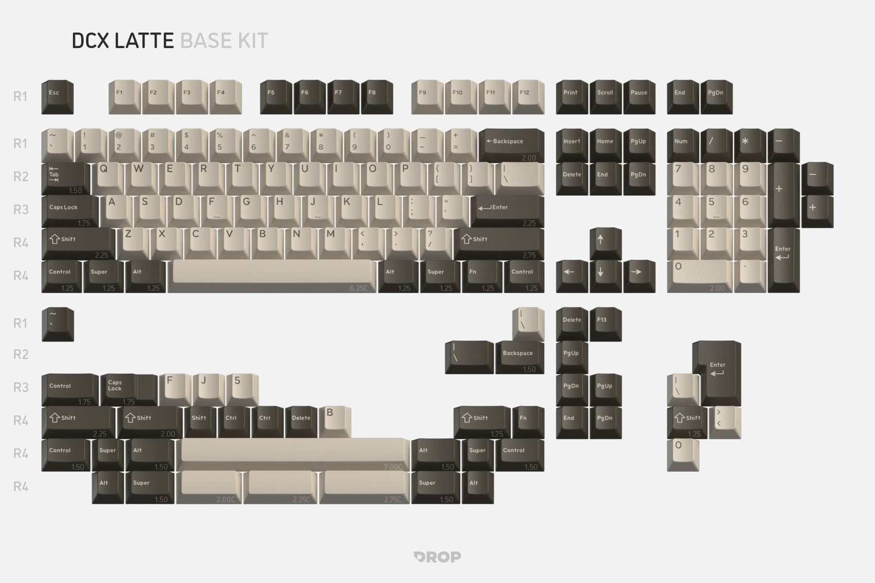 Drop DCX Latte Keycap Set Reviews | Mechanical Keyboards | Keycaps ...