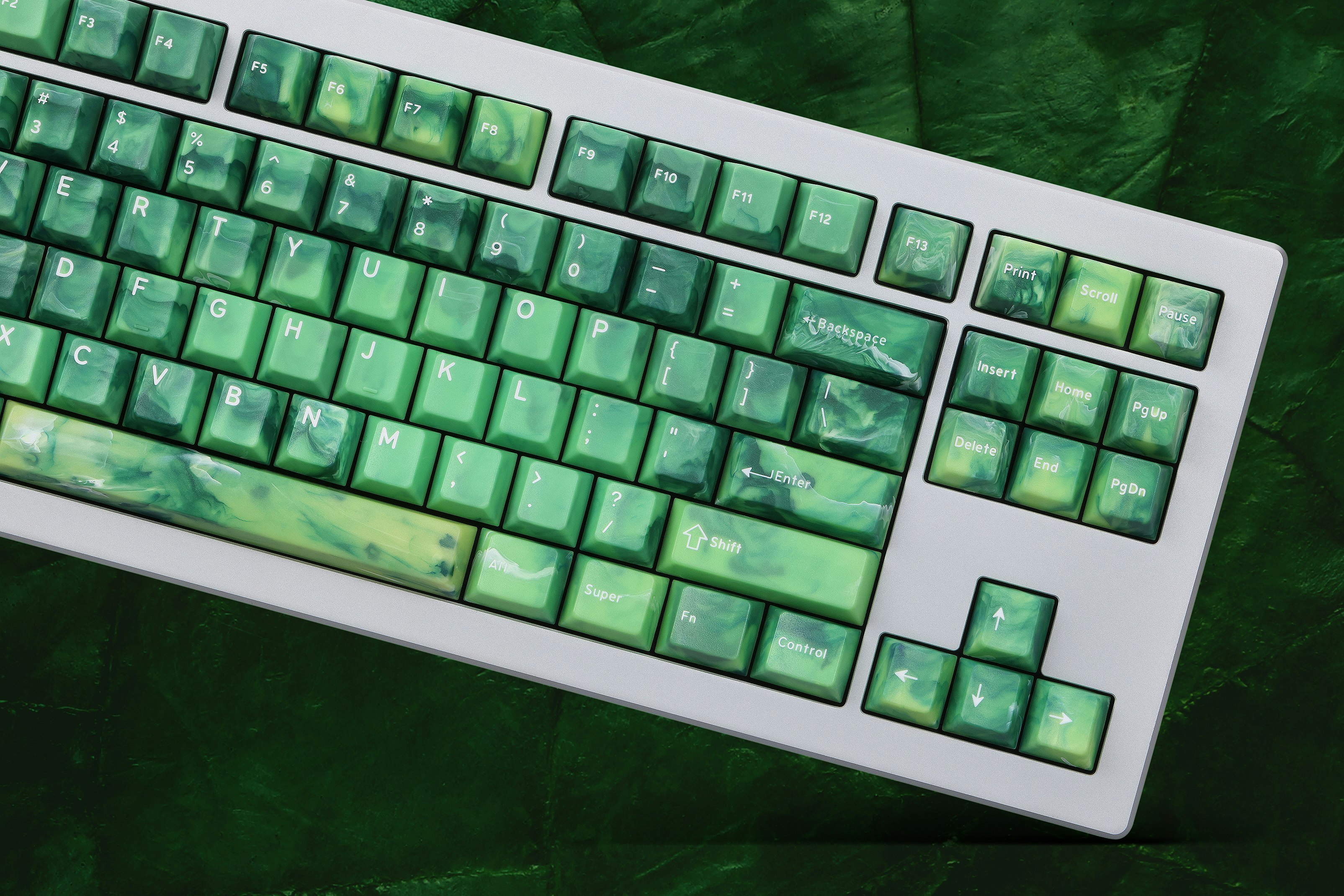 Drop DCX Green Marble Keycap Set | Mechanical Keyboards | Keycaps | PBT ...