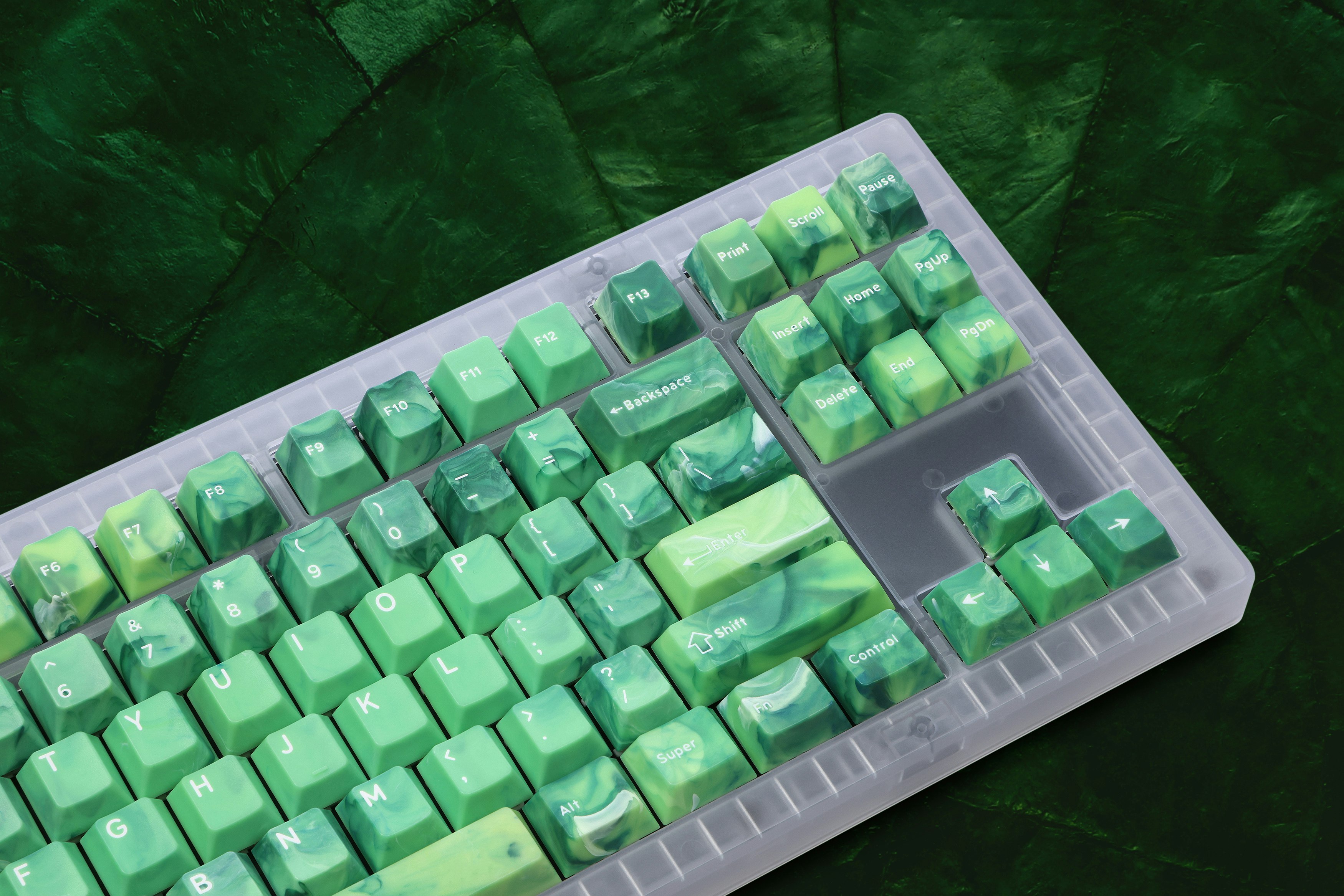 Drop DCX Green Marble Keycap Set | Mechanical Keyboards | Keycaps | PBT ...