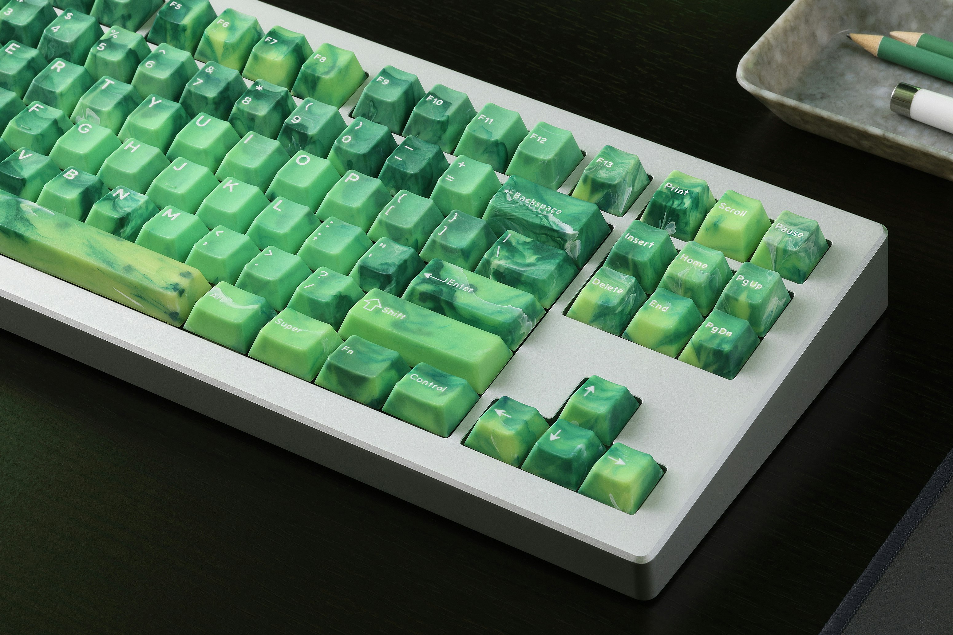 Drop DCX Green Marble Keycap Set | Mechanical Keyboards | Keycaps | PBT ...