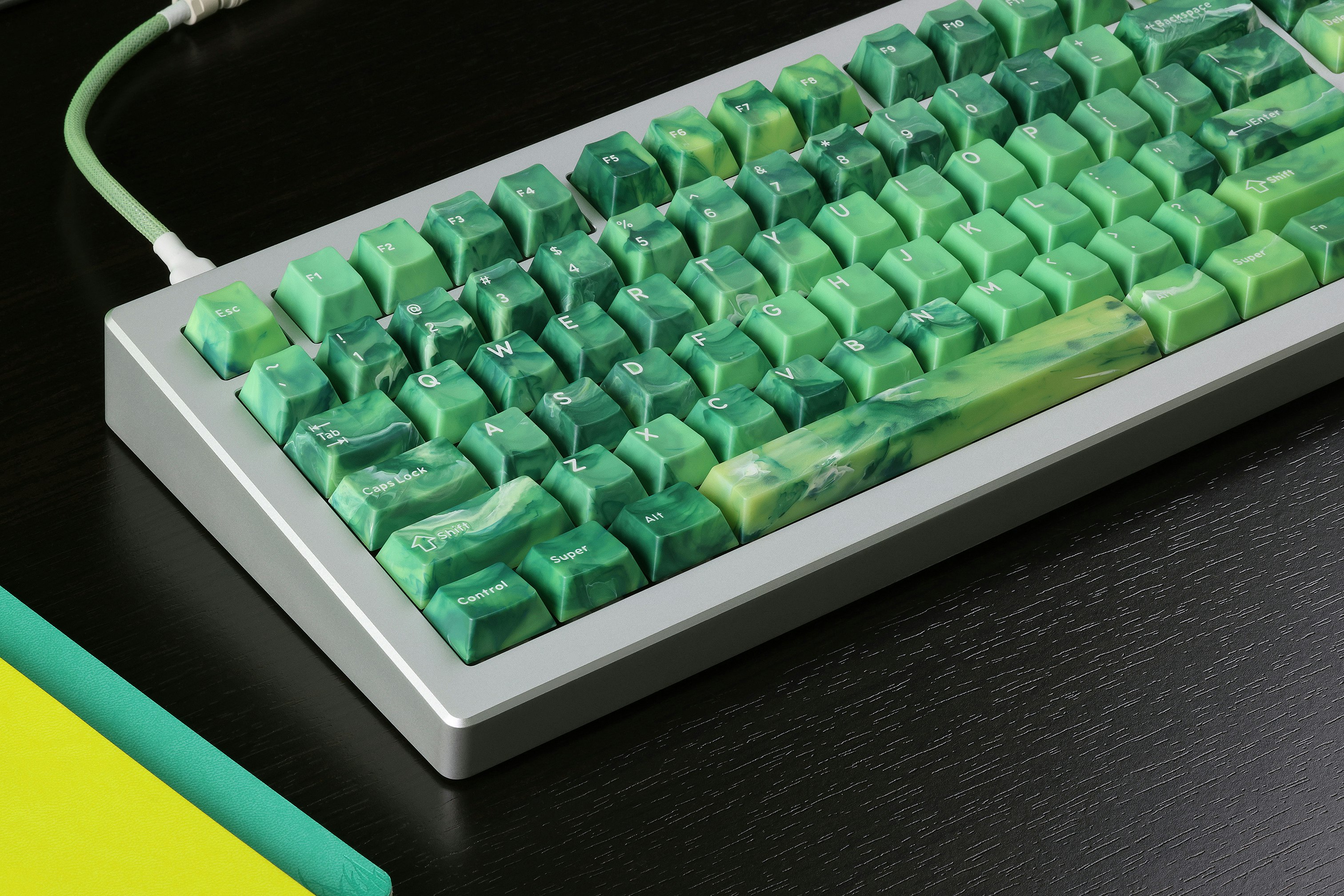Drop DCX Green Marble Keycap Set | Mechanical Keyboards | Keycaps | PBT ...