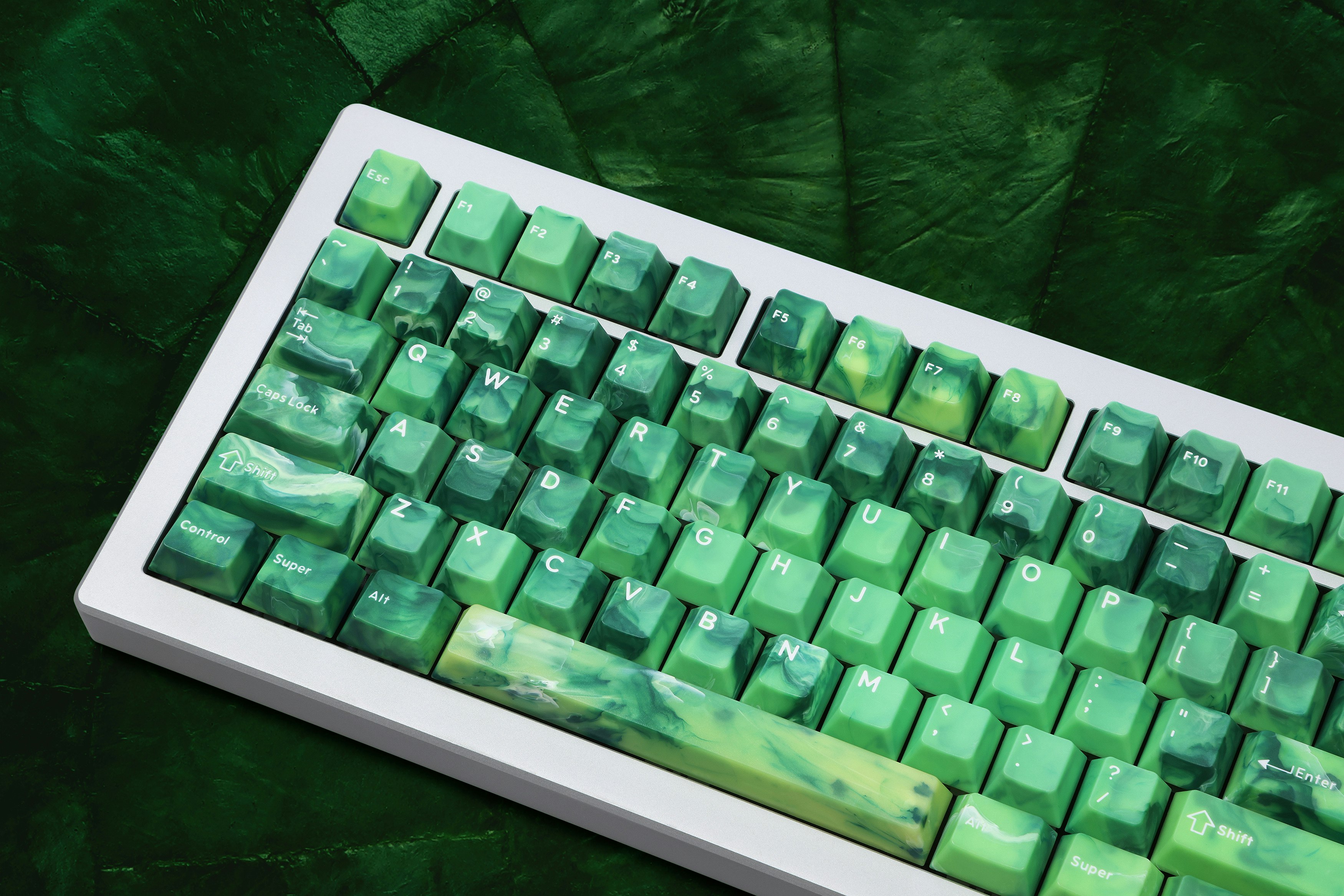 Drop DCX Green Marble Keycap Set | Mechanical Keyboards | Keycaps | PBT ...