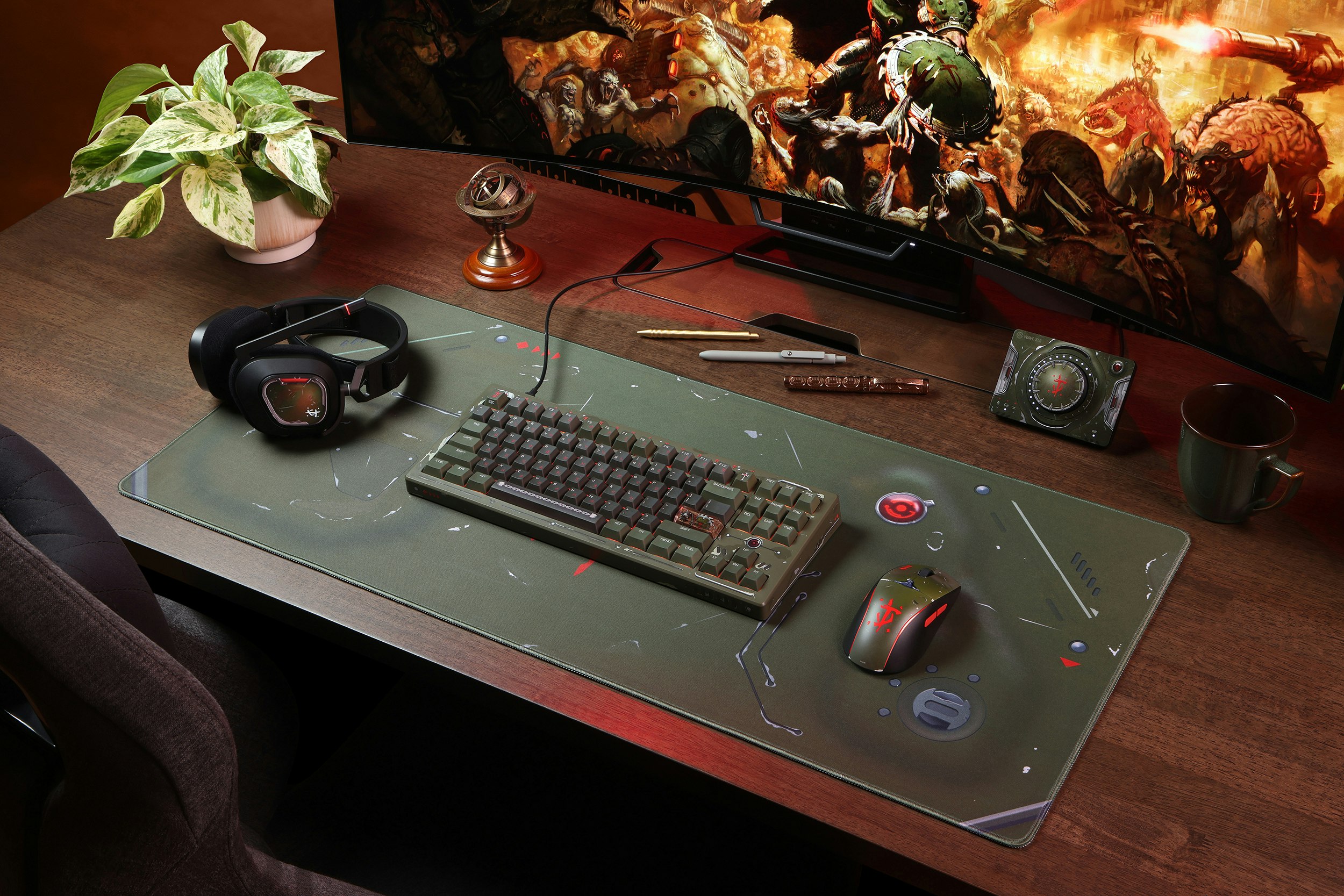 Drop + DOOM™: The Dark Ages Desk Mat | Battlestations | Desk Mats ...