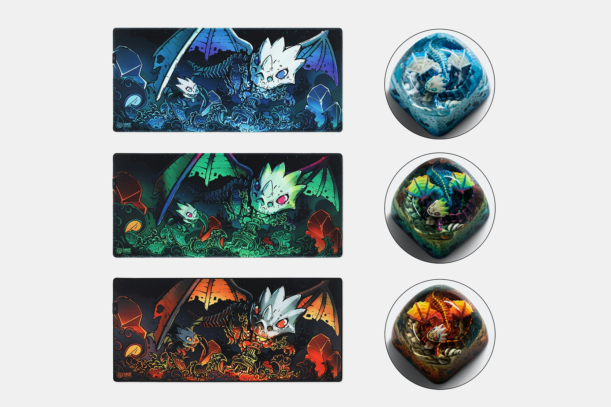 Drop + Dwarf Factory Gnarly Drakon Desk Mat | Battlestations | Desk ...