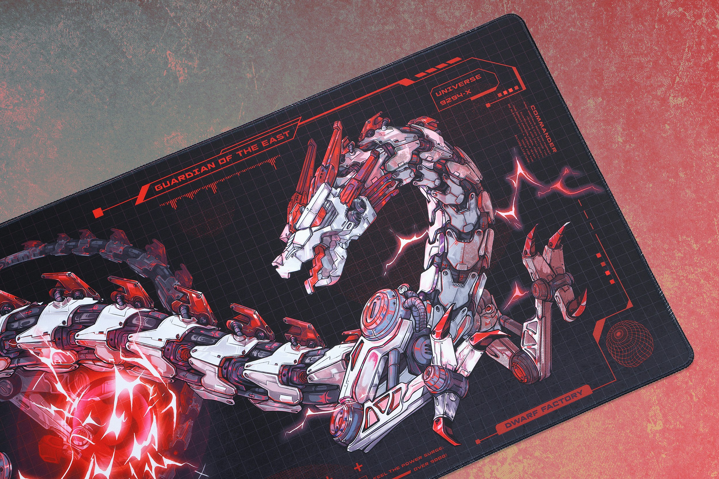 Drop + Dwarf Factory Mc.Long Mecha Desk Mat | Battlestations | Desk ...