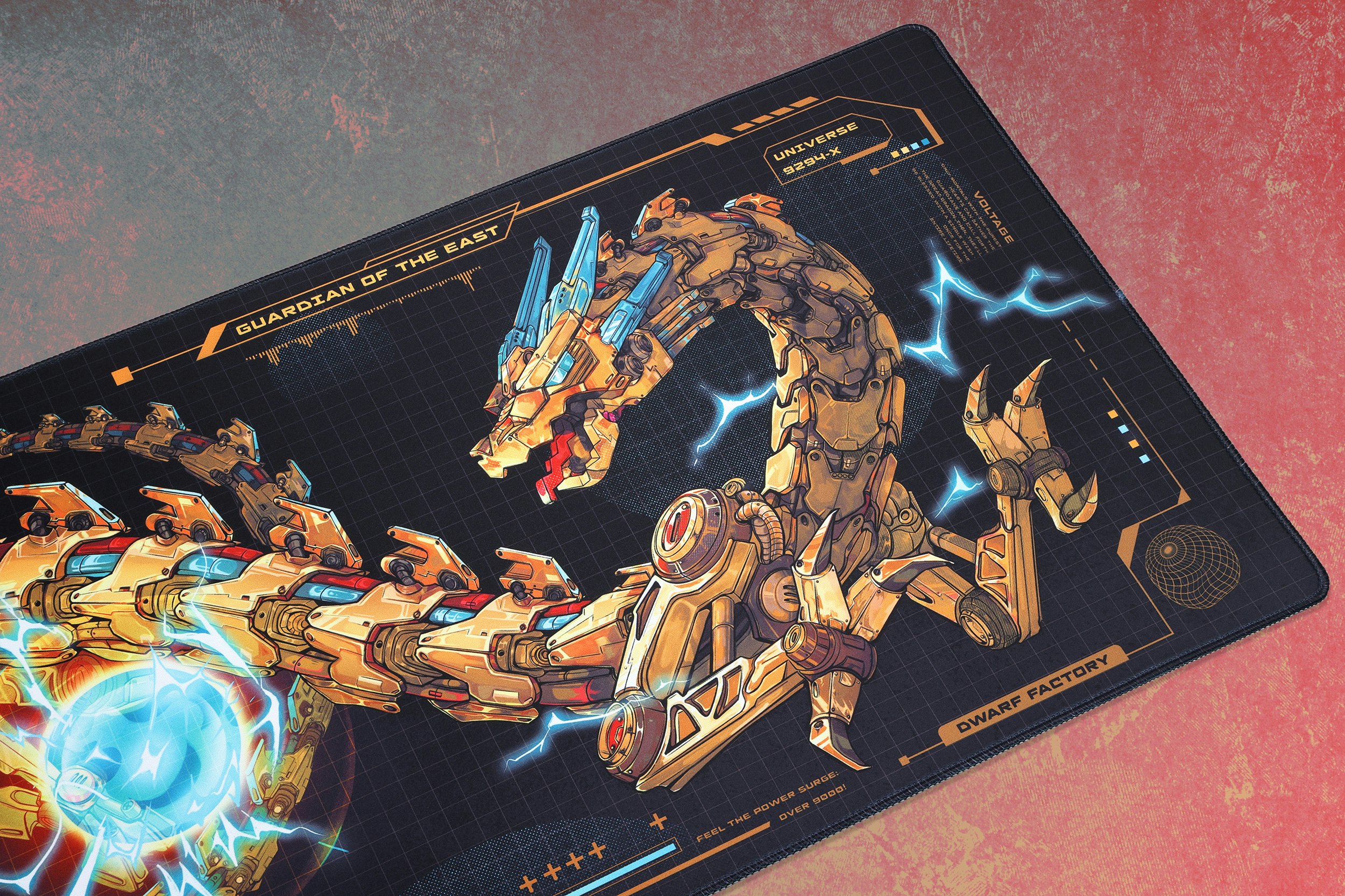 Drop + Dwarf Factory Mc.Long Mecha Desk Mat | Battlestations | Desk ...