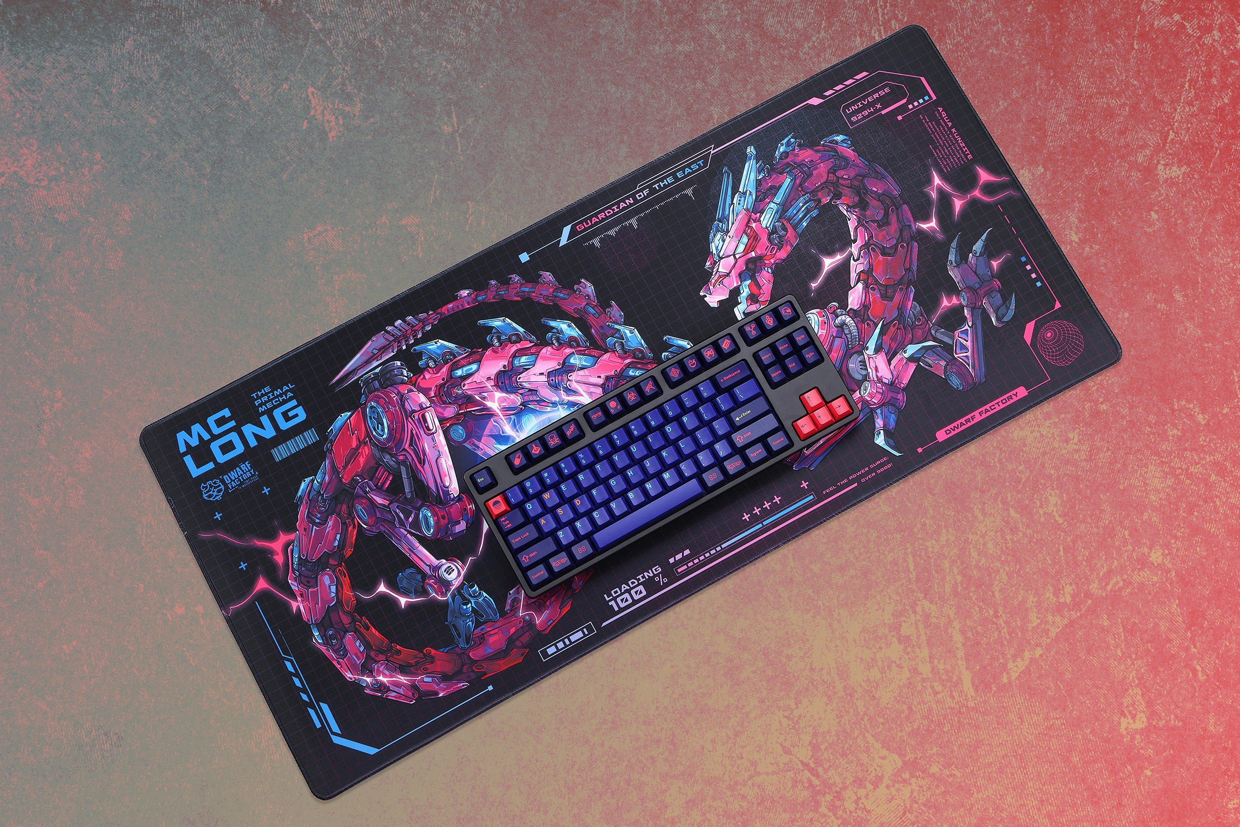 Drop + Dwarf Factory Mc.Long Mecha Desk Mat | Battlestations | Desk ...