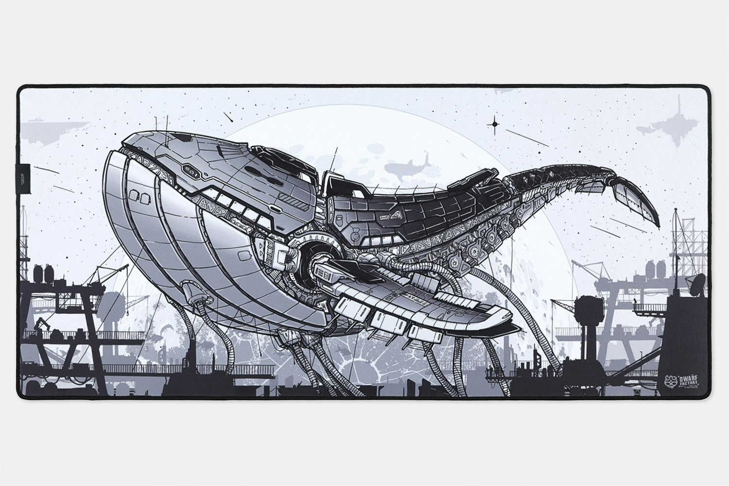 Drop + Dwarf Factory McWhale Desk Mat - Blue | Battlestations | Desk ...
