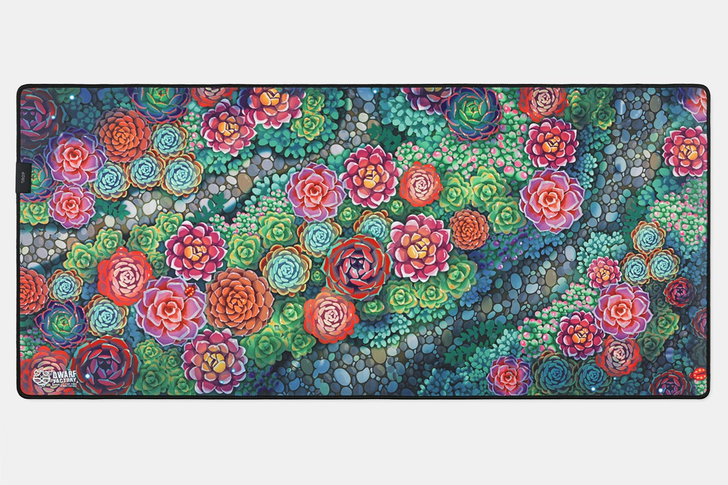 Drop + Dwarf Factory Terrarium Desk Mat - Orange | Battlestations ...