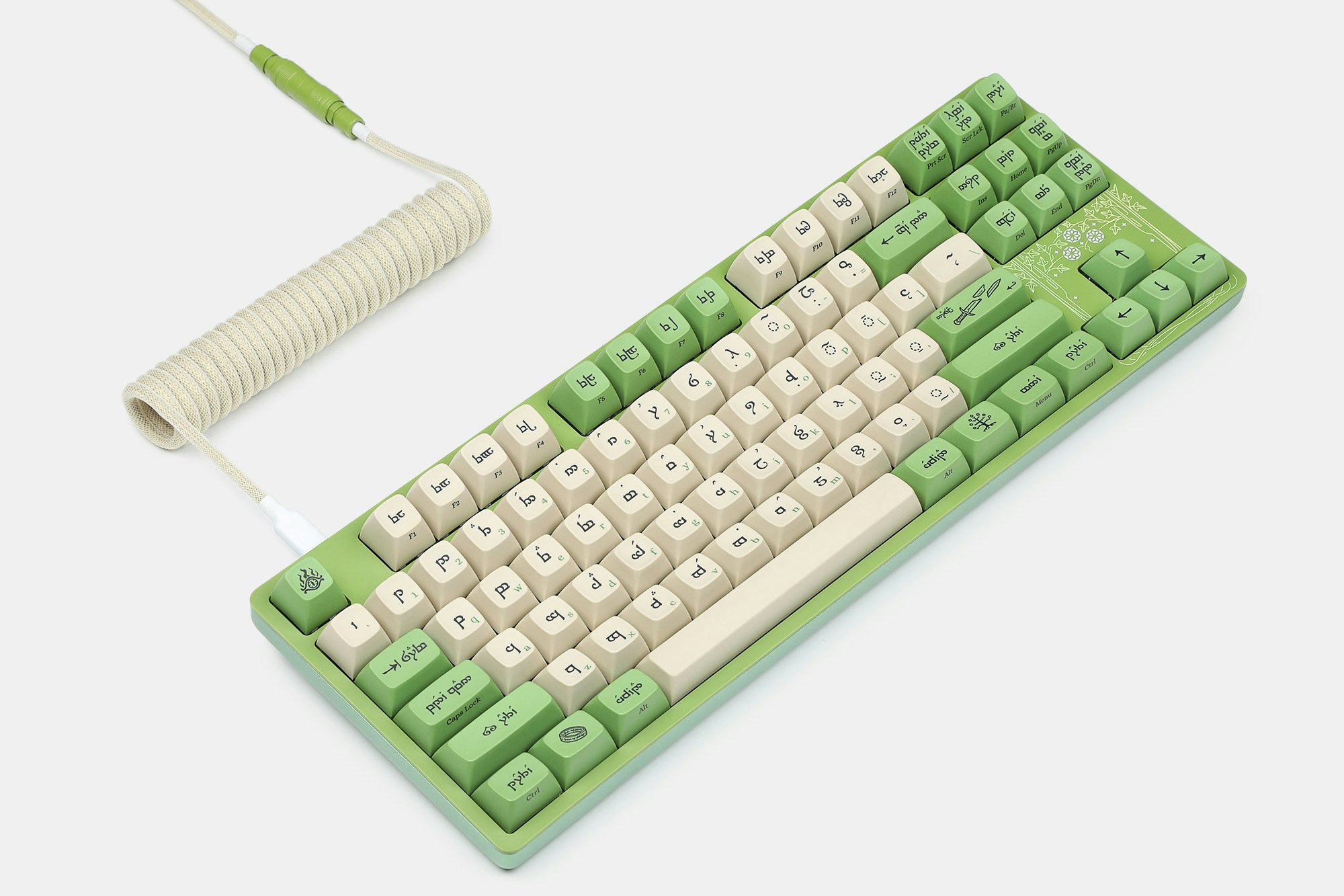 Drop Elven Coiled YC8 Keyboard Cable | Mechanical Keyboards | Keyboard ...