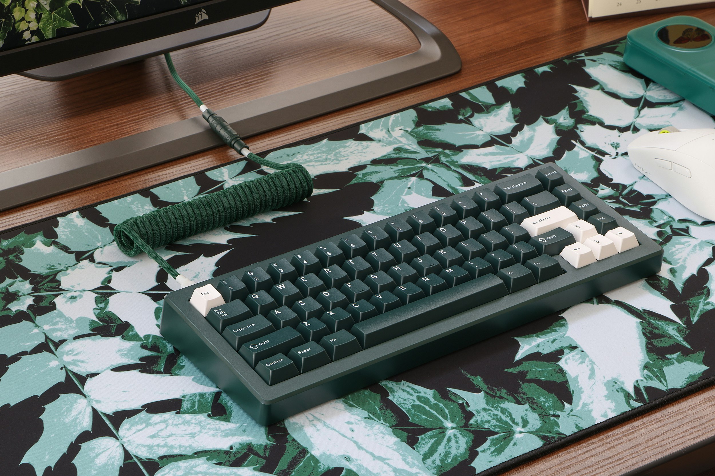 Drop Emerald Coiled YC8 Keyboard Cable | Mechanical Keyboards ...