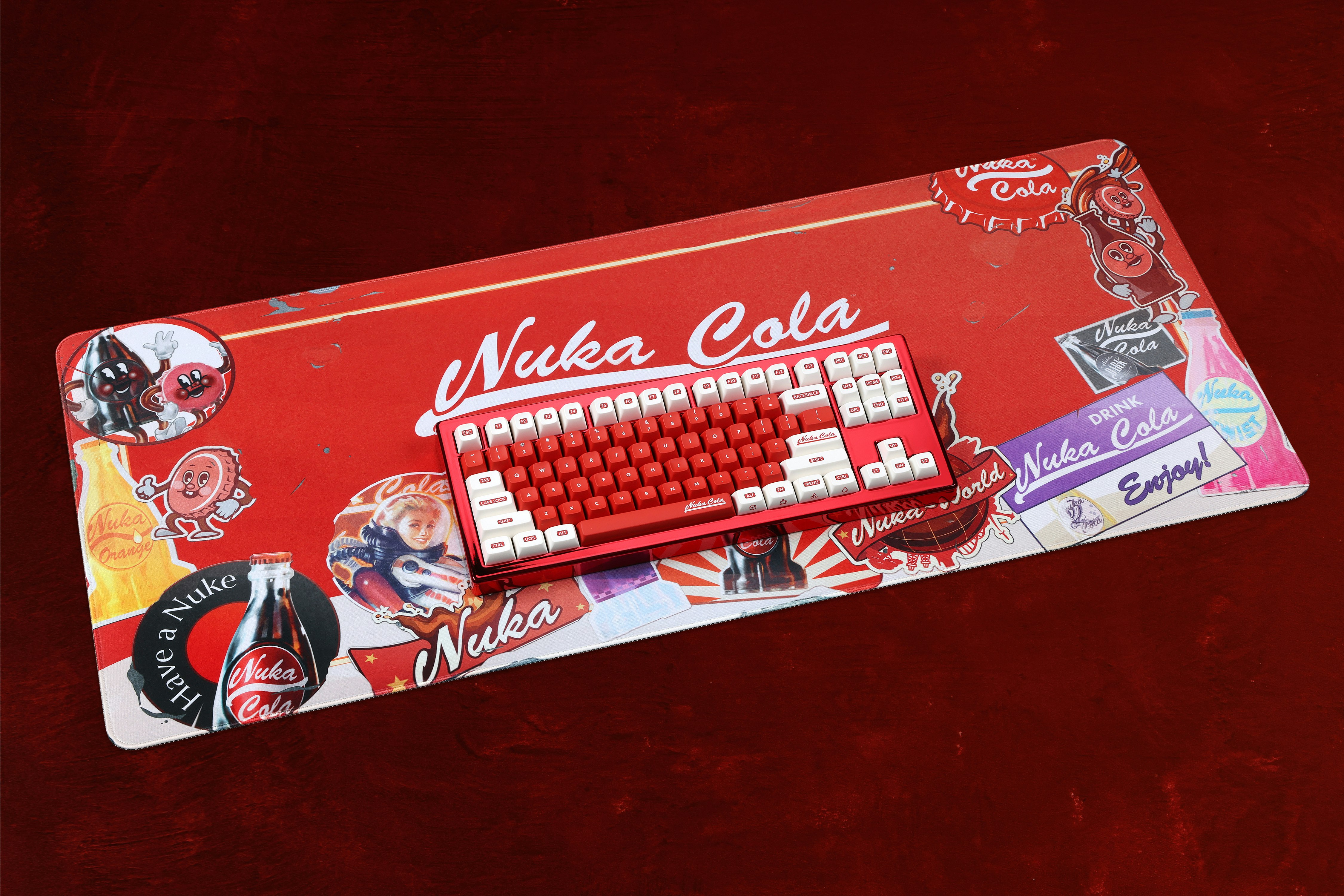 Drop + Fallout Nuka-Cola Desk Mat | Battlestations | Desk Mats | Themed ...