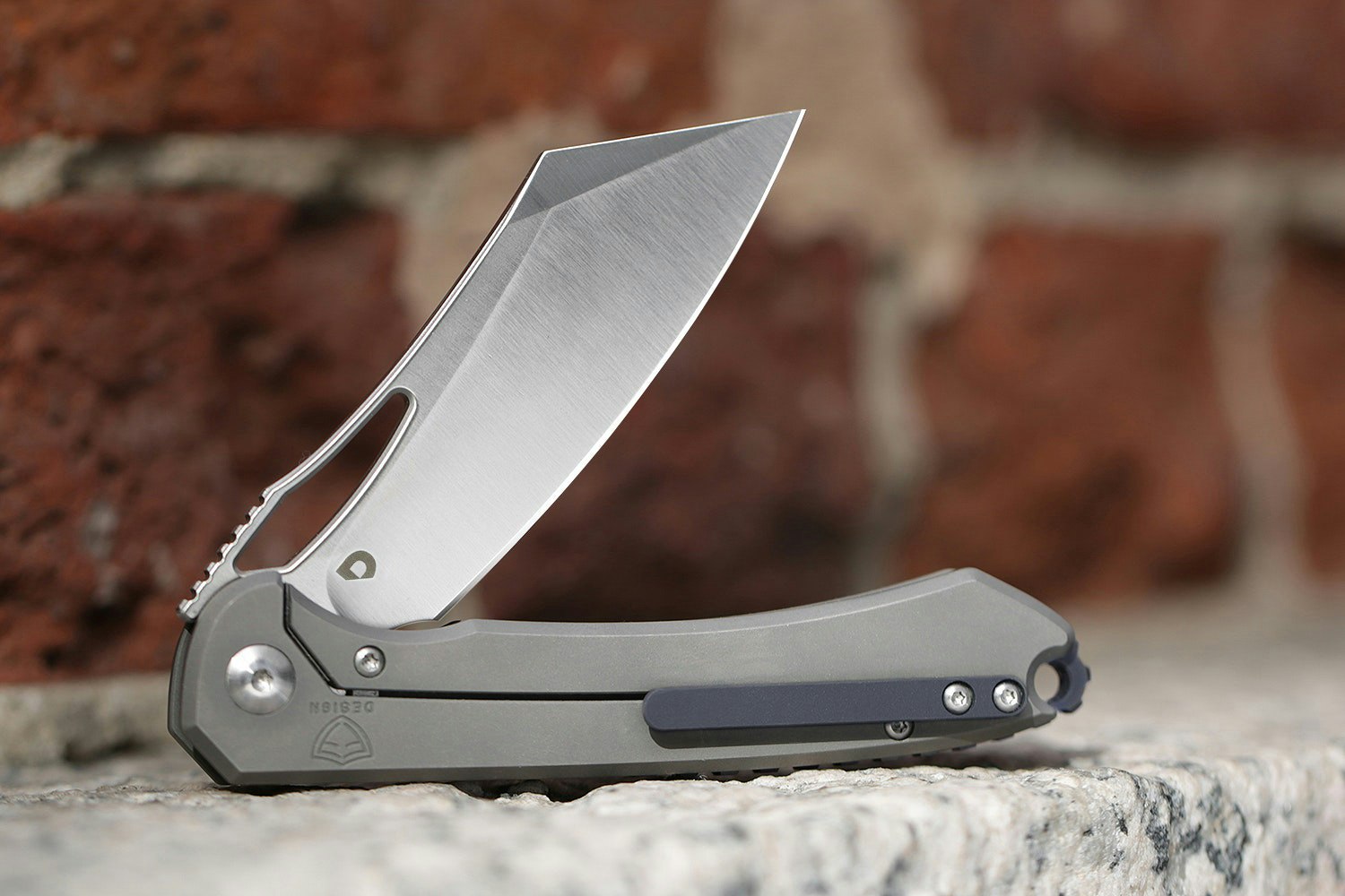 Drop + Ferrum Forge Buc Titanium Frame Lock | Knives | Folding Knives ...