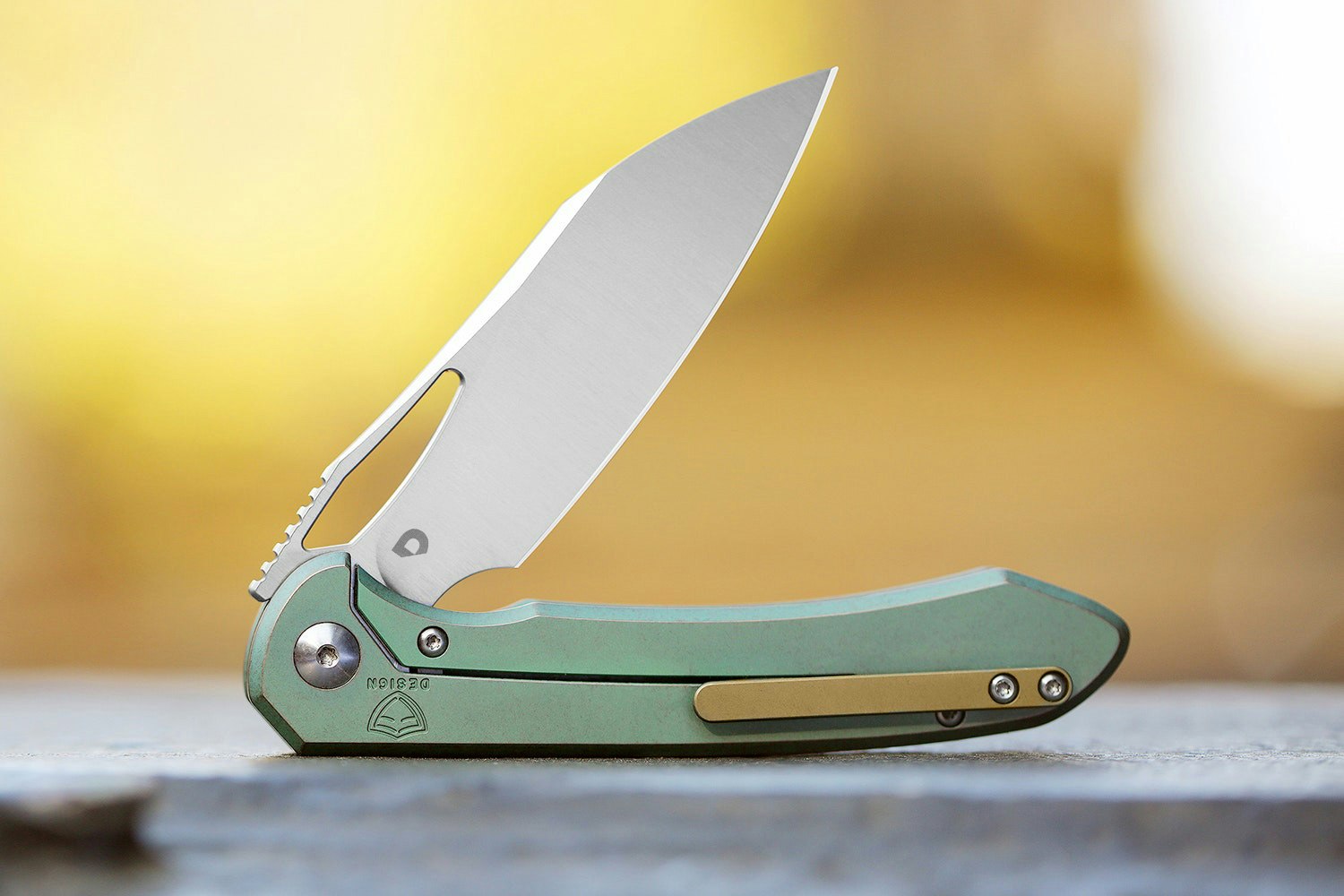 Drop + Ferrum Forge Dao Titanium Frame Lock | Knives | Folding Knives