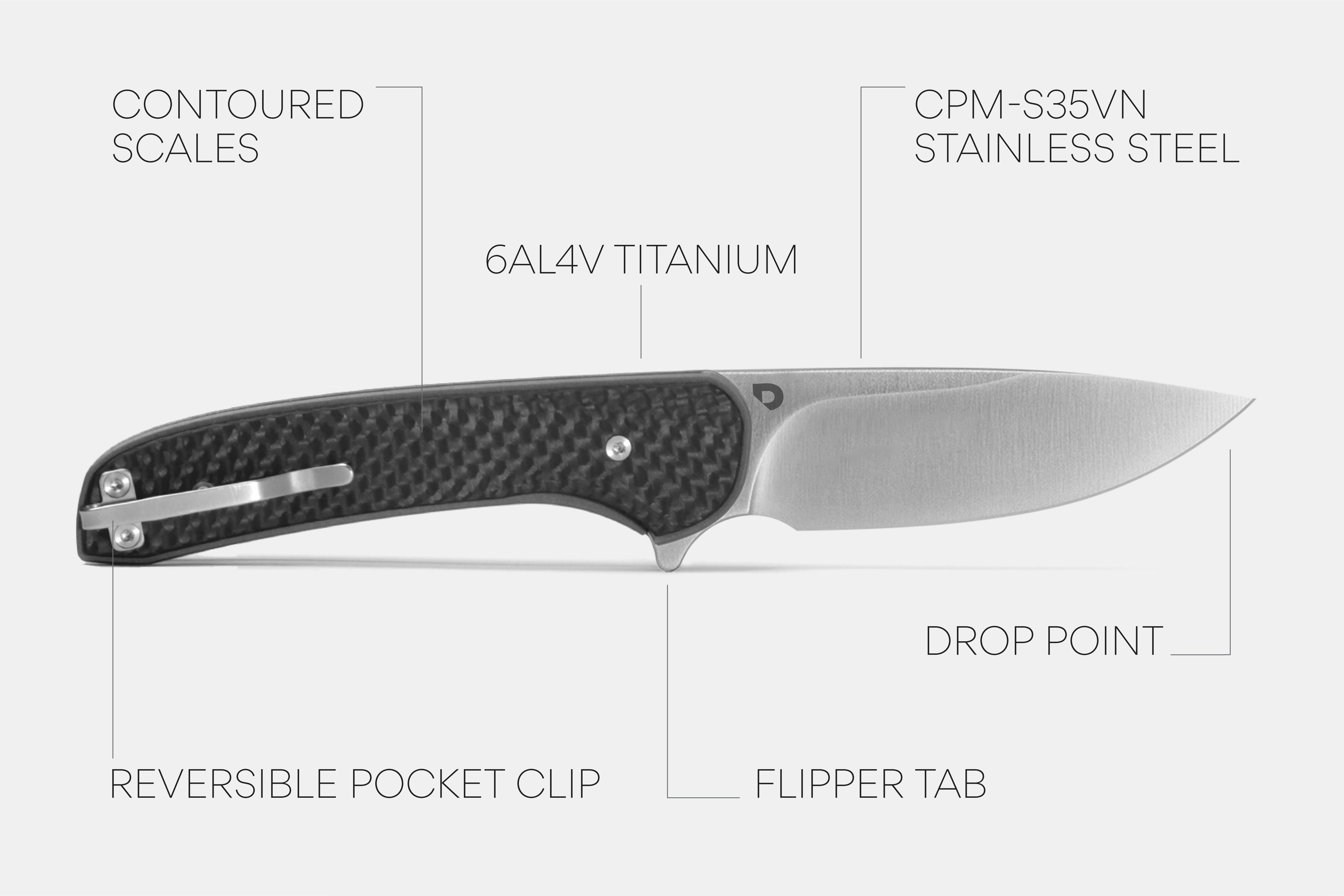 Drop + Ferrum Forge Gent Select Pocket Knife | Knives | Folding Knives