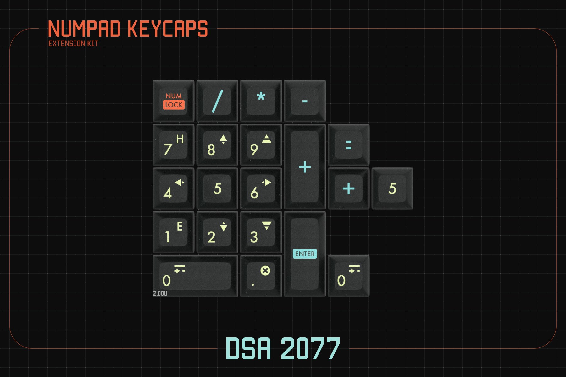 Drop + Glimy DSA 2077 Keycap Set | Mechanical Keyboards | Keycaps ...