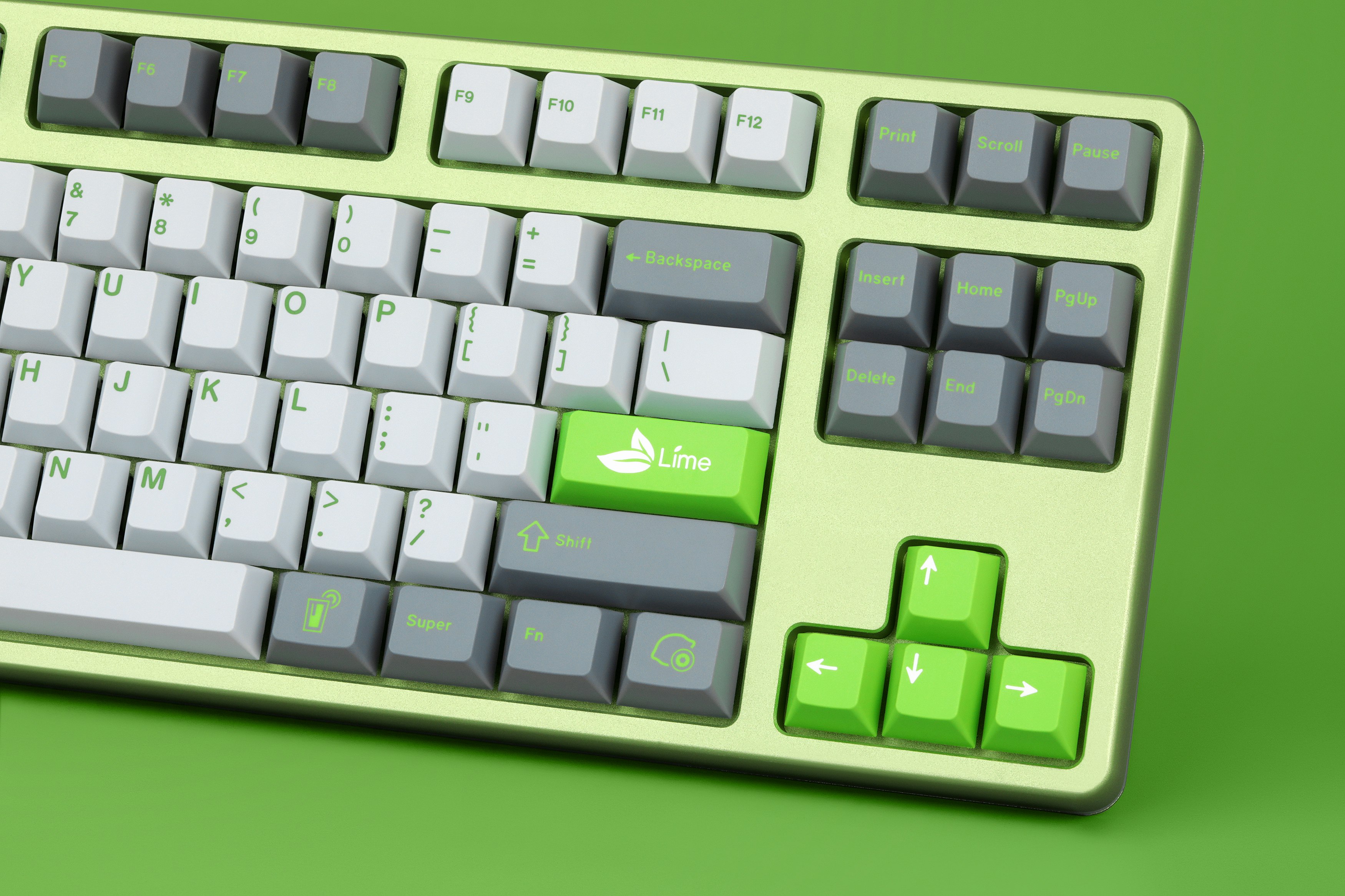 Drop GMK Lime Custom Keycap Set - Base Kit | Mechanical Keyboards ...