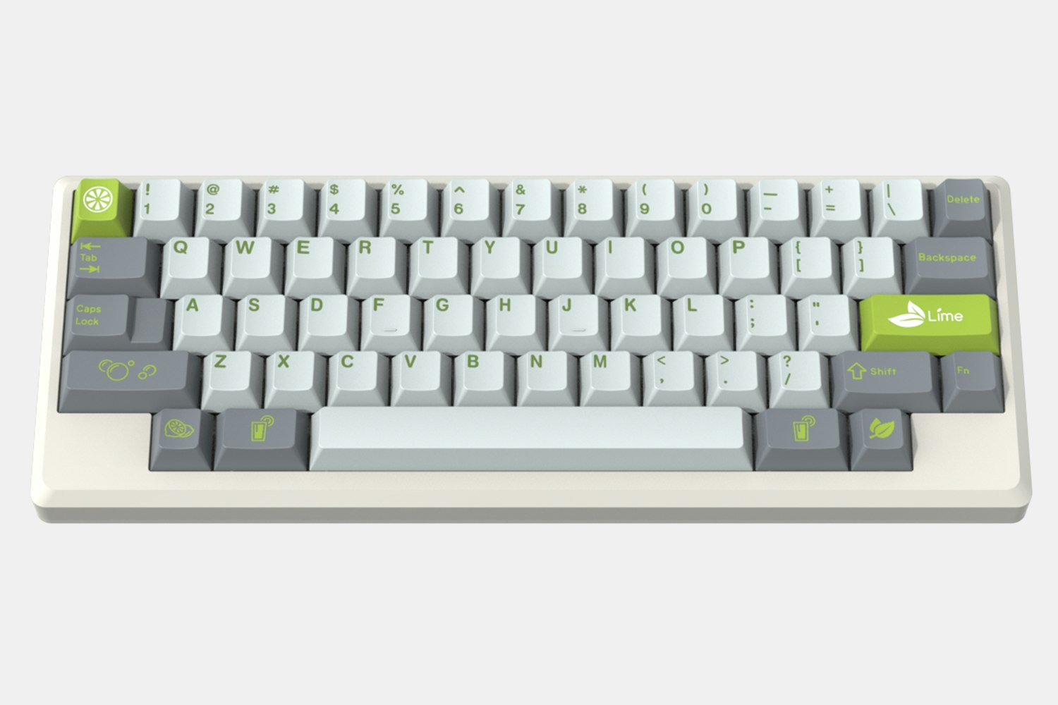 Drop GMK Lime Custom Keycap Set | Mechanical Keyboards | Custom Layout ...