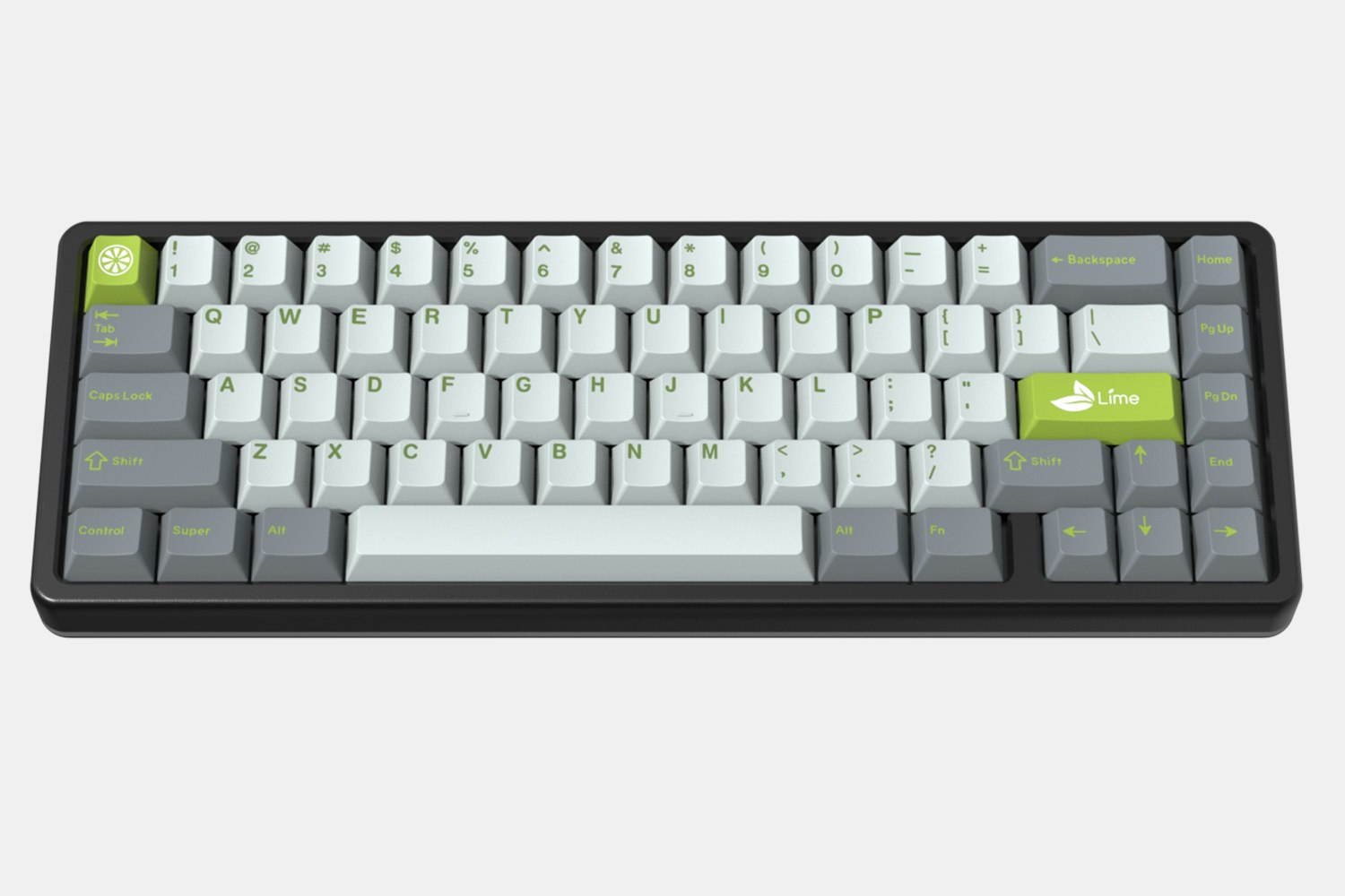 Drop GMK Lime Custom Keycap Set | Mechanical Keyboards | Custom Layout ...