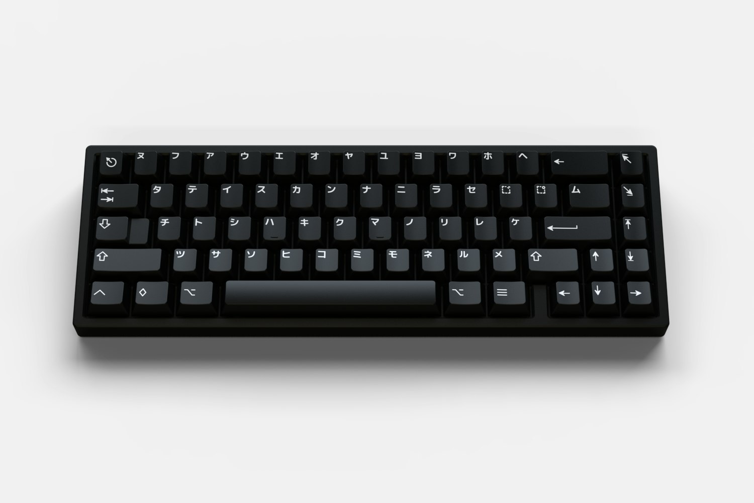 Drop GMK White-on-Black Katakana Custom Keycap Set | Mechanical ...