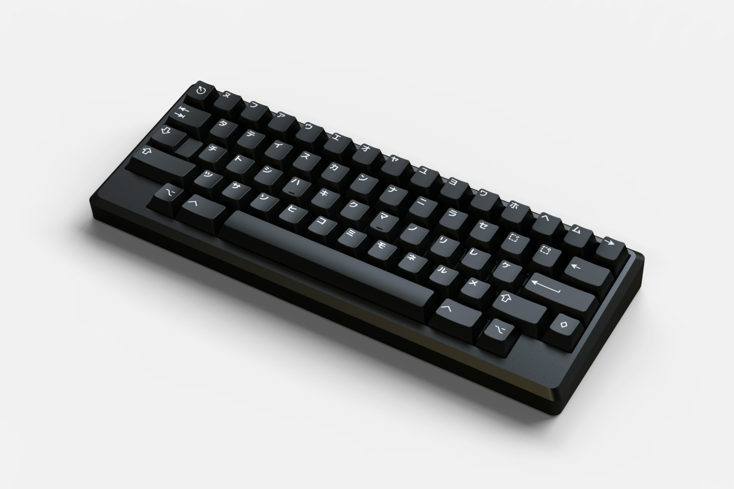 Drop GMK White-on-Black Katakana Custom Keycap Set | Mechanical ...
