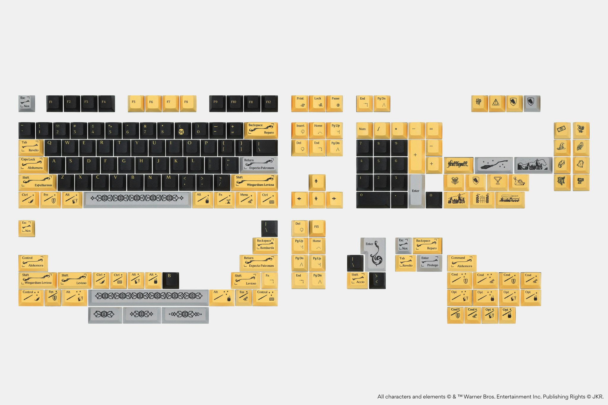 Drop + Harry Potter™ DCD Hufflepuff™ Keycap Set | Mechanical Keyboards ...