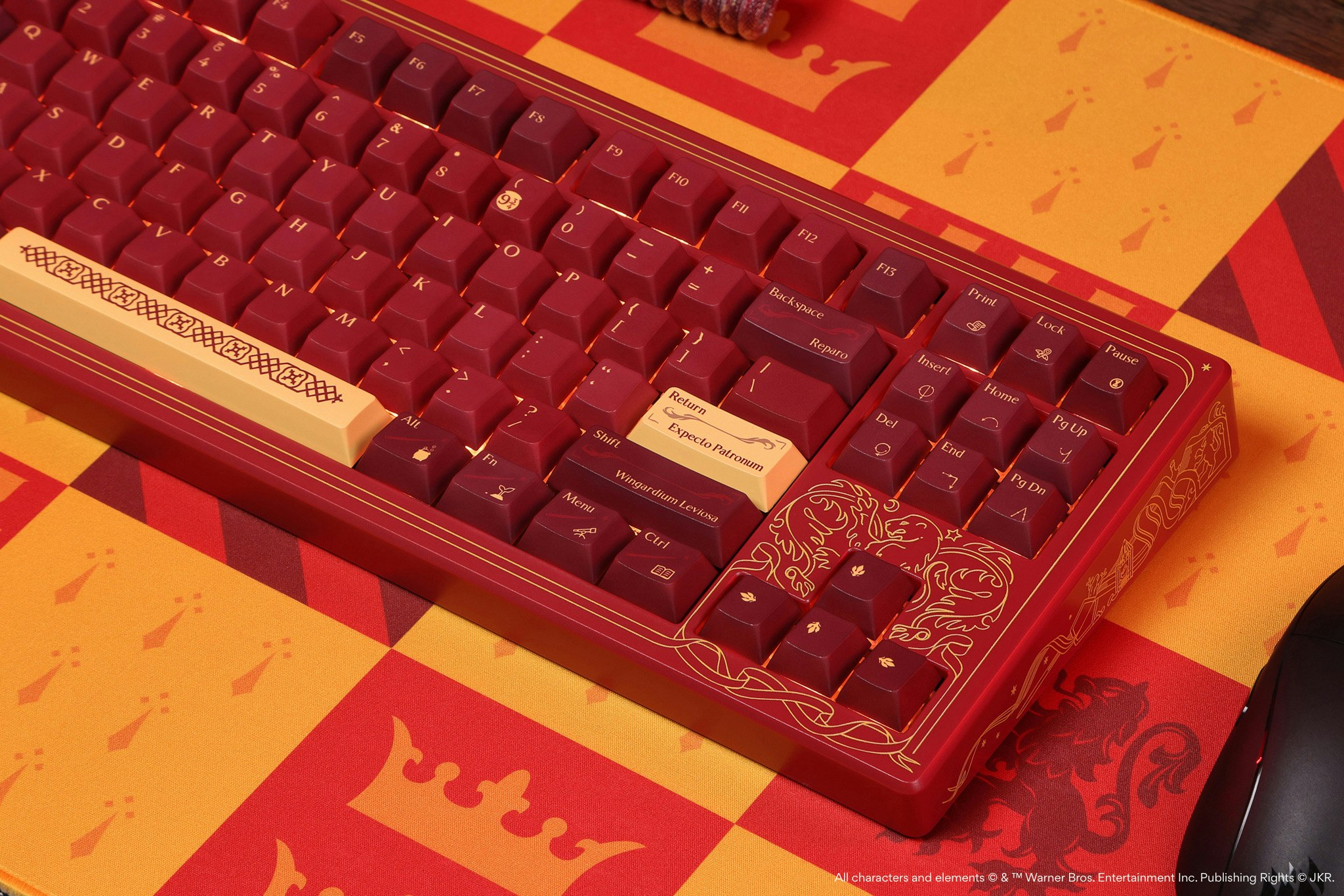 Drop + Harry Potter™ Gryffindor™ CSTM80 Keyboard | Mechanical Keyboards ...
