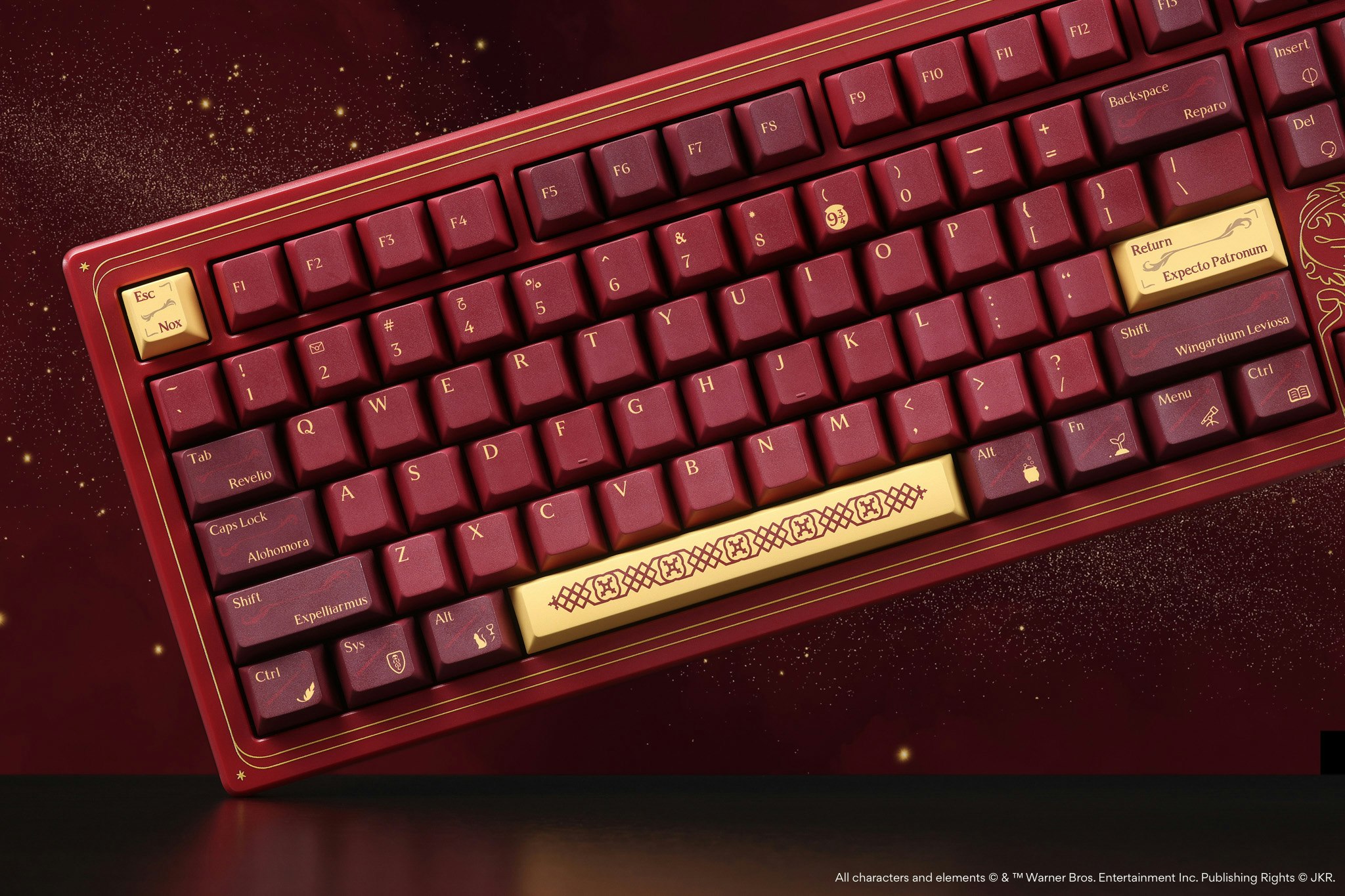 Drop + Harry Potter™ Gryffindor™ CSTM80 Keyboard | Mechanical Keyboards ...