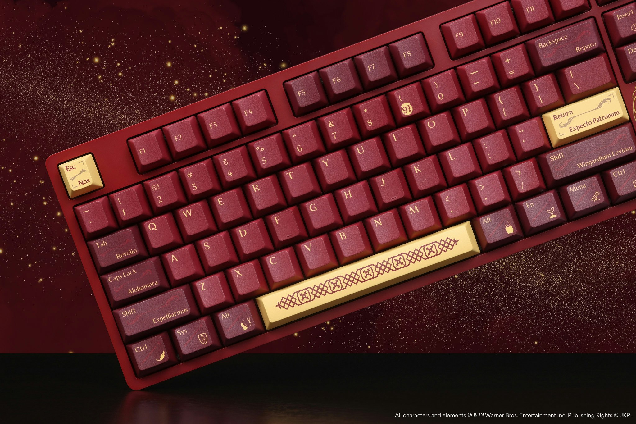 Drop + Harry Potter™ Gryffindor™ ENTR Keyboard | Mechanical Keyboards | TKL Mechanical Keyboards ...