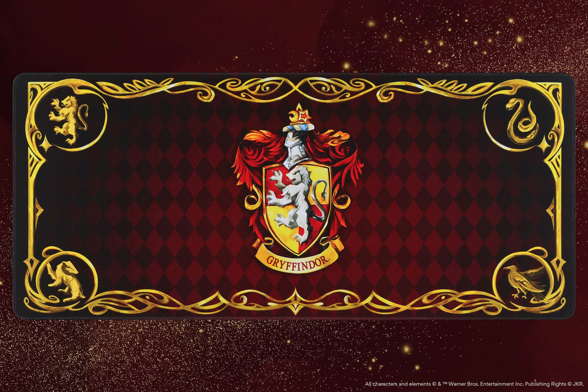 Drop + Harry Potter™ House Crest Desk Mat - Gryffindor | Battlestations ...