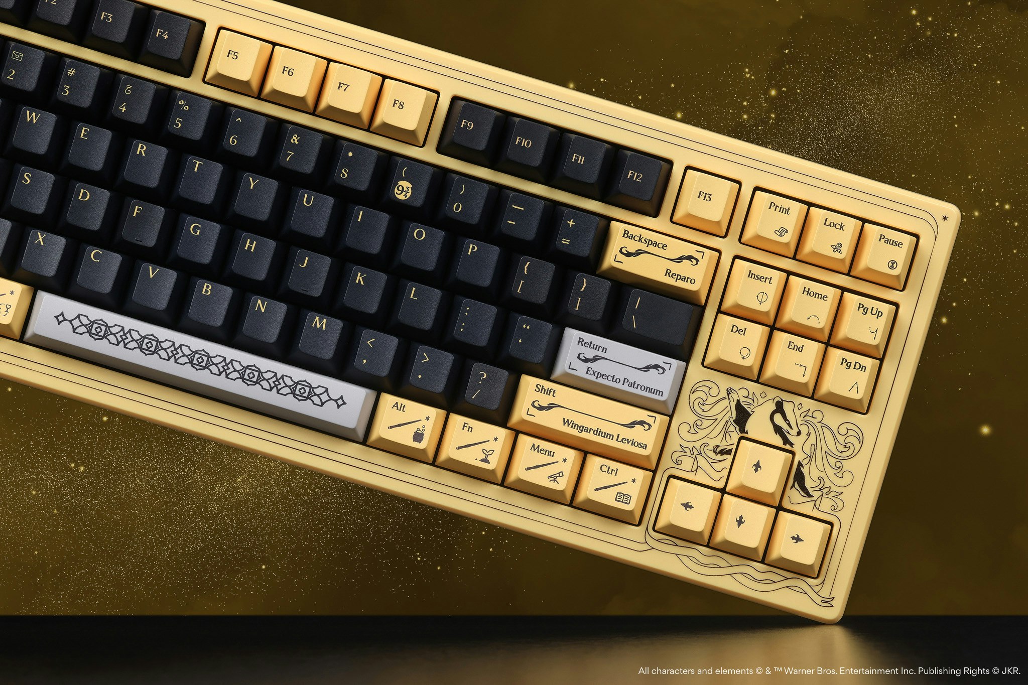 Drop + Harry Potter™ Hufflepuff™ CSTM80 Keyboard | Mechanical Keyboards ...