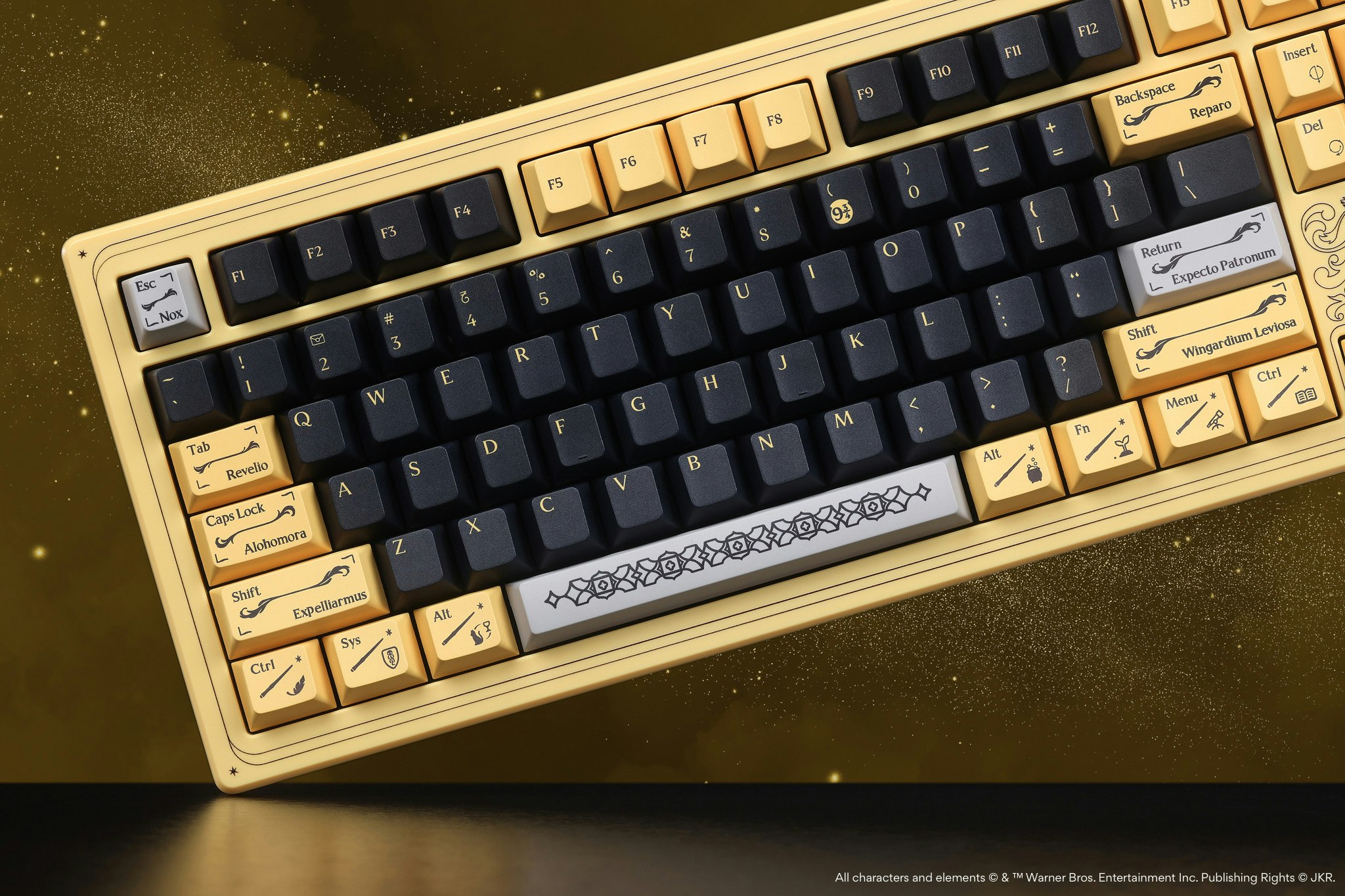 Drop + Harry Potter™ Hufflepuff™ CSTM80 Keyboard | Mechanical Keyboards ...