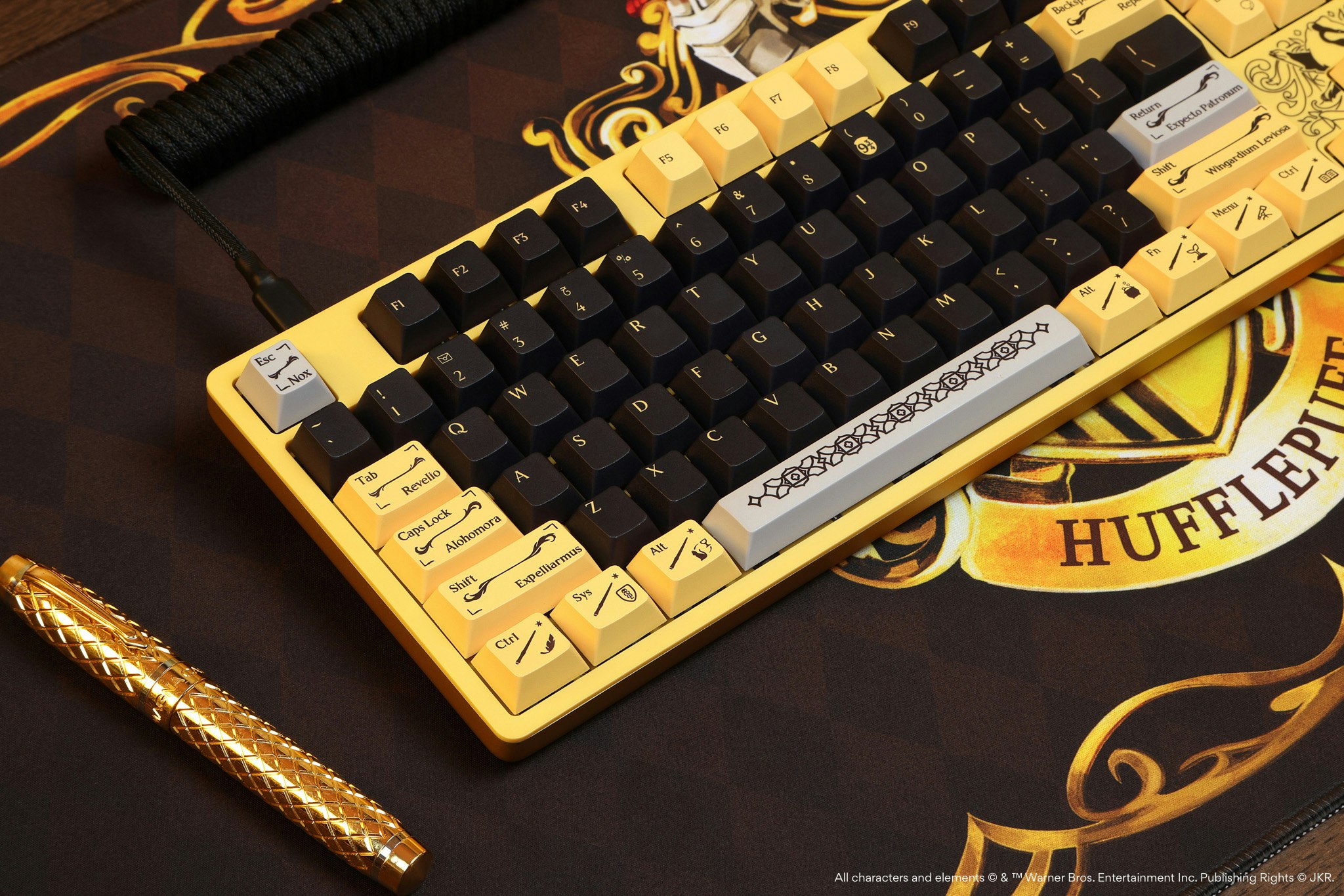 Drop + Harry Potter™ Hufflepuff™ ENTR Keyboard | Mechanical Keyboards ...