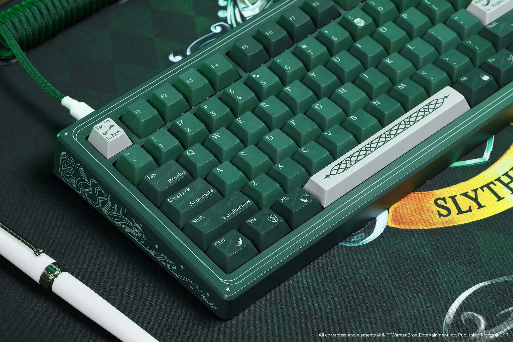 Drop + Harry Potter™ Slytherin™ CSTM80 Keyboard | Mechanical Keyboards ...