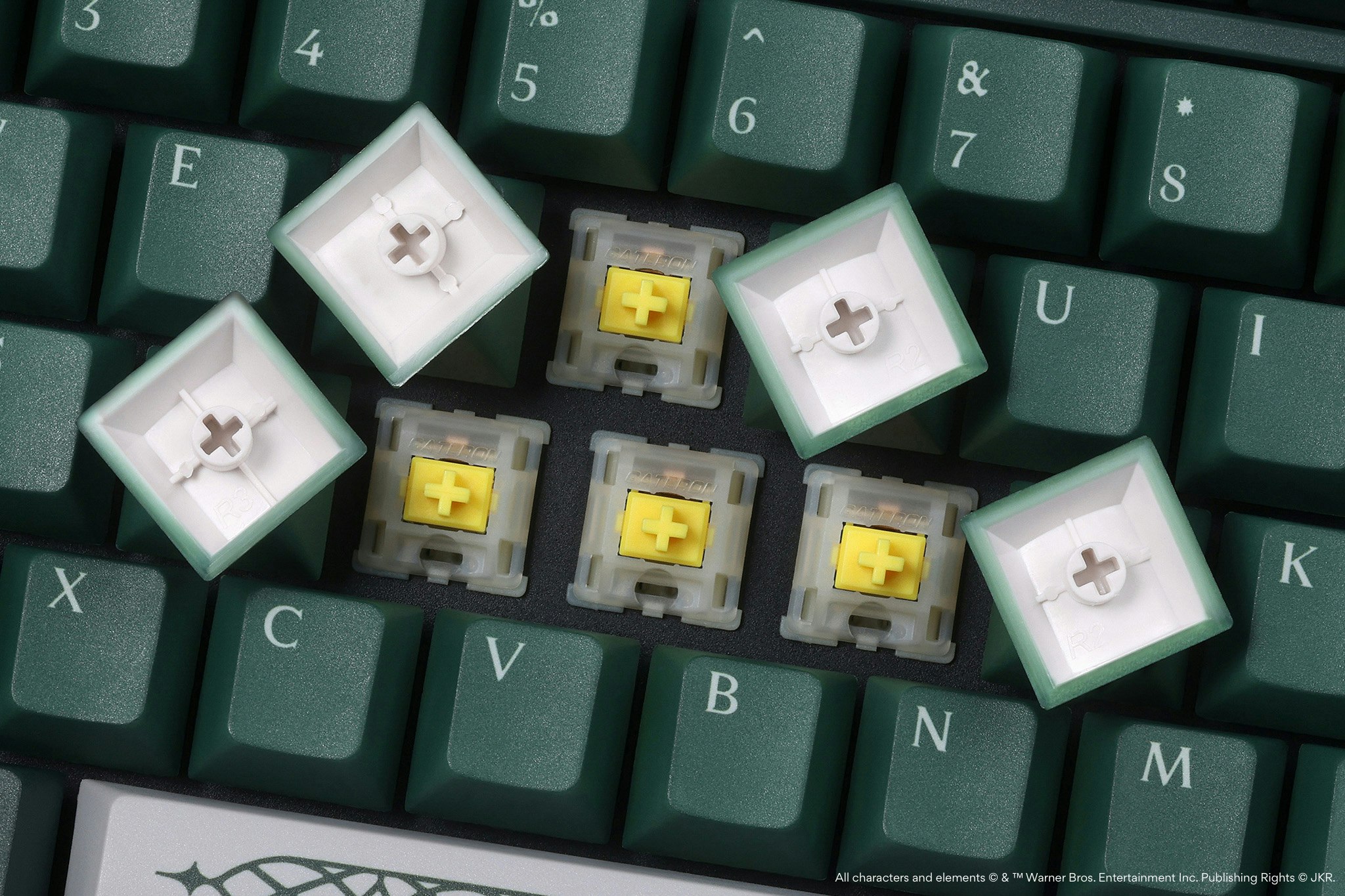 Drop + Harry Potter™ Slytherin™ CSTM80 Keyboard | Mechanical Keyboards ...