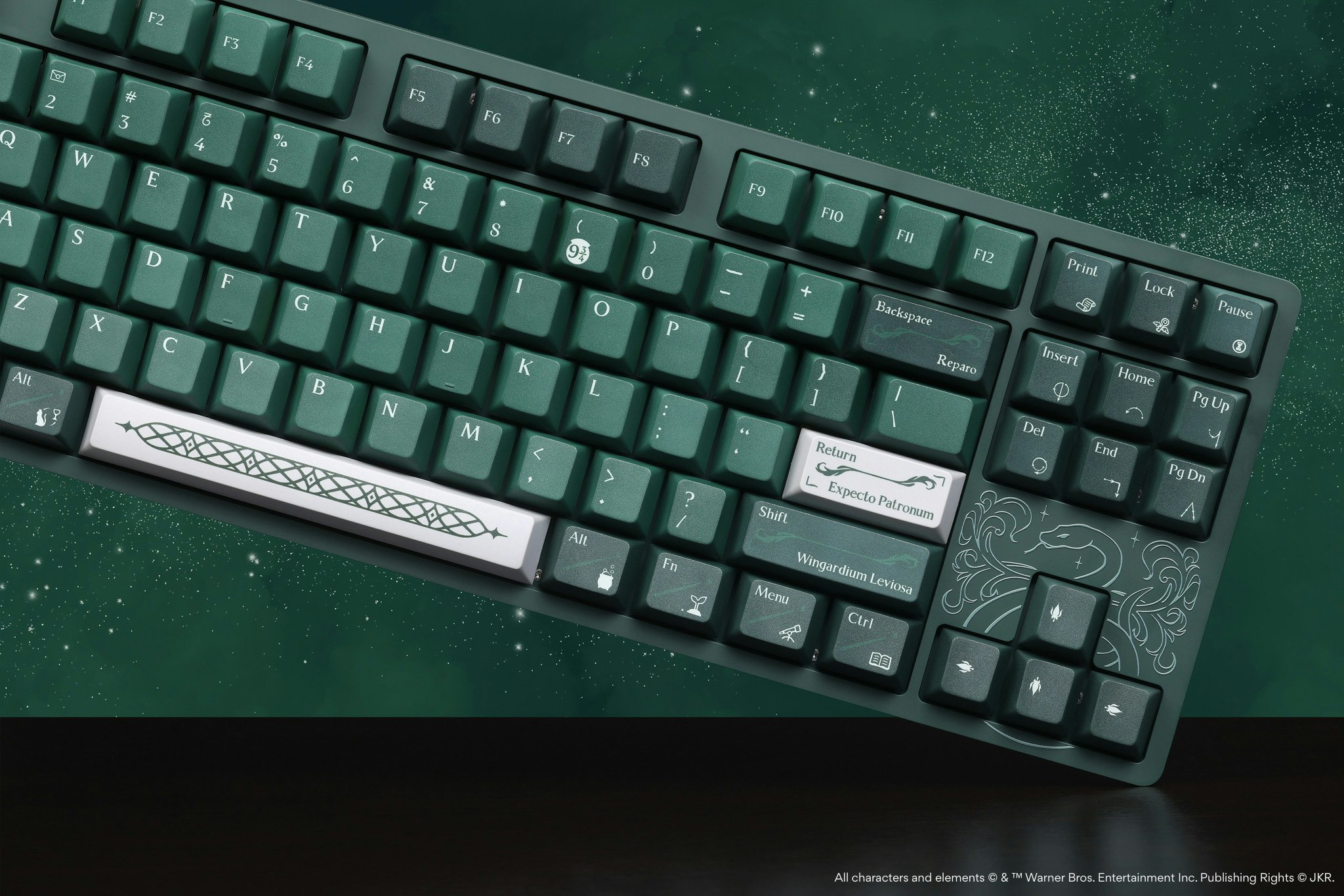 Drop + Harry Potter™ Slytherin™ ENTR Keyboard | Mechanical Keyboards ...