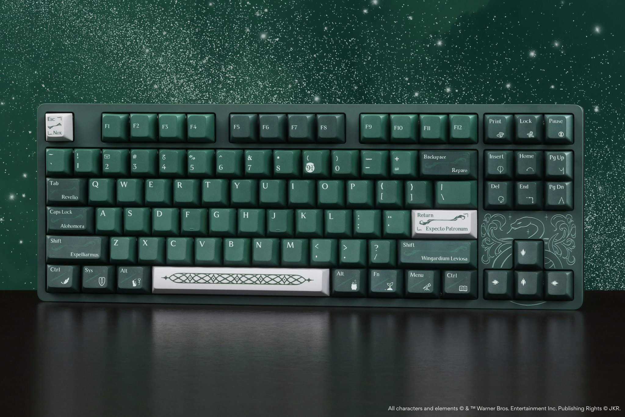 Drop + Harry Potter™ Slytherin™ ENTR Keyboard | Mechanical Keyboards ...