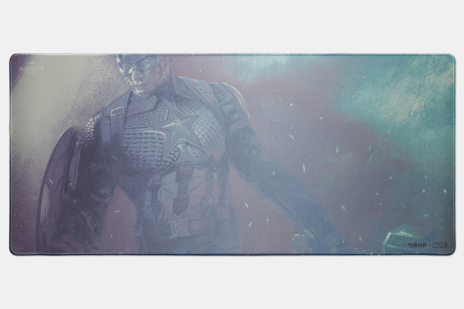 Drop + Marvel Captain America Desk Mat | Mechanical Keyboards | Desk ...