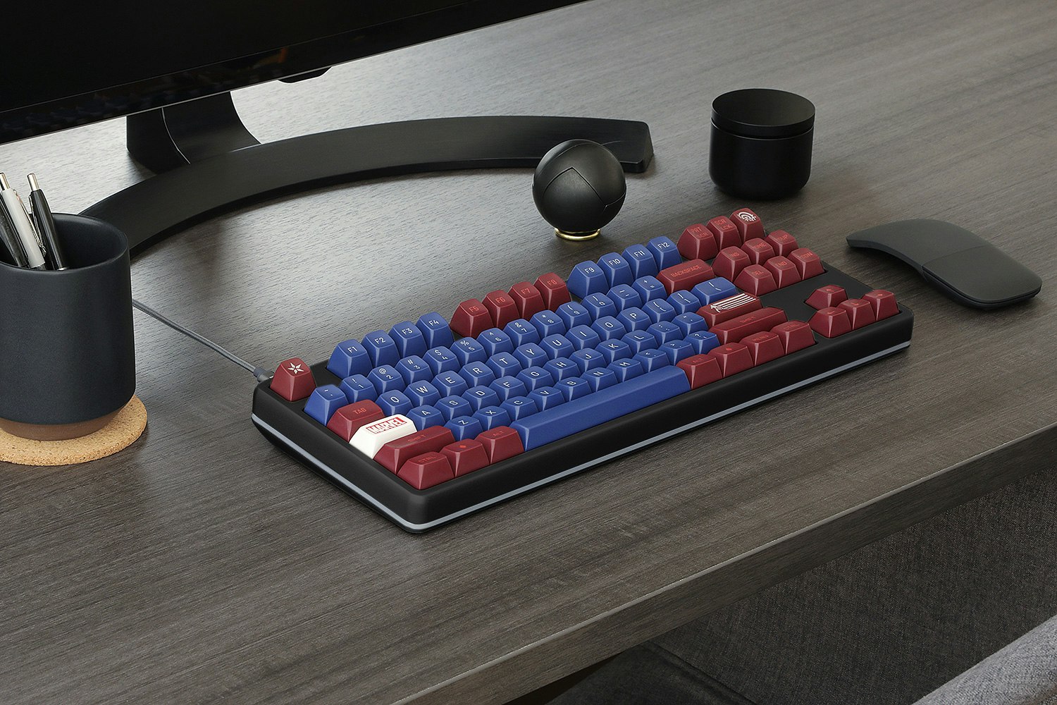 Drop + Marvel Captain America Keycap Set | Mechanical Keyboards ...