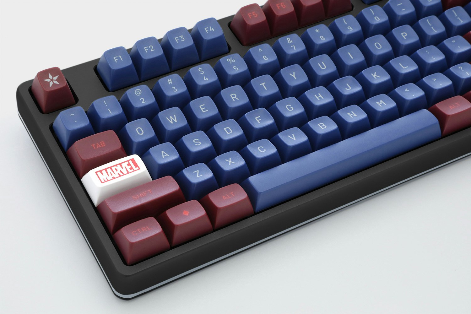 Drop + Marvel Captain America Keycap Set | Mechanical Keyboards ...