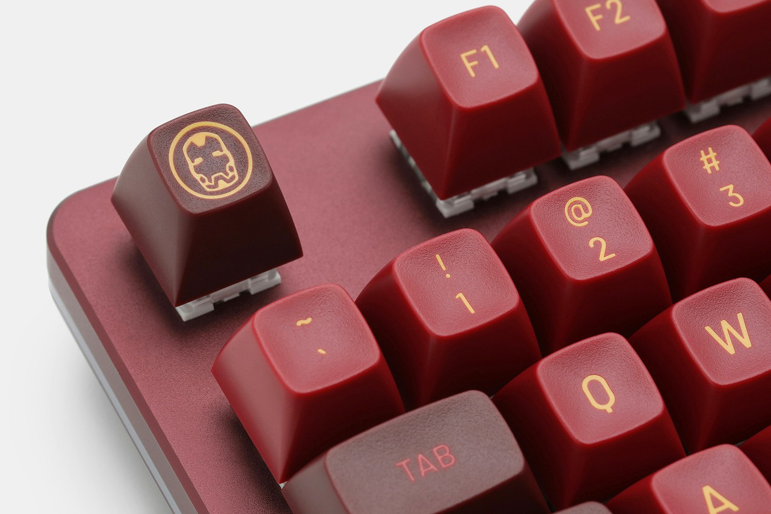 Drop + Marvel Iron Man Keycap Set | Mechanical Keyboards | Keycaps ...