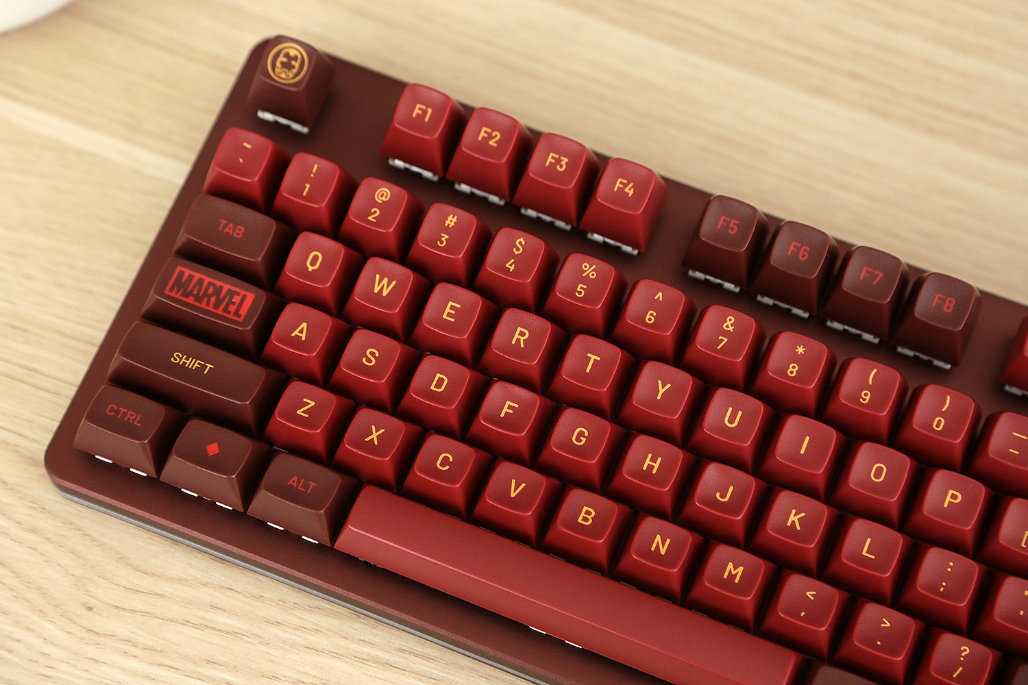 Drop + Marvel Iron Man Keycap Set | Mechanical Keyboards | Keycaps ...