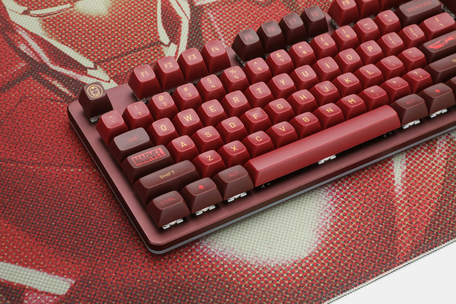Drop + Marvel Iron Man Desk Mat | Mechanical Keyboards | Desk Mat ...