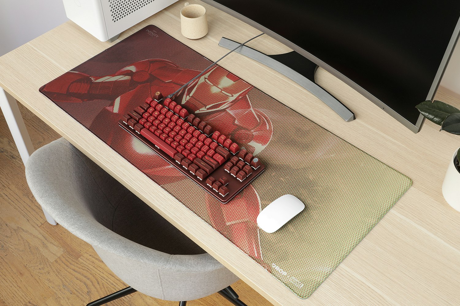 Drop + Marvel Iron Man Desk Mat | Mechanical Keyboards | Desk Mat ...