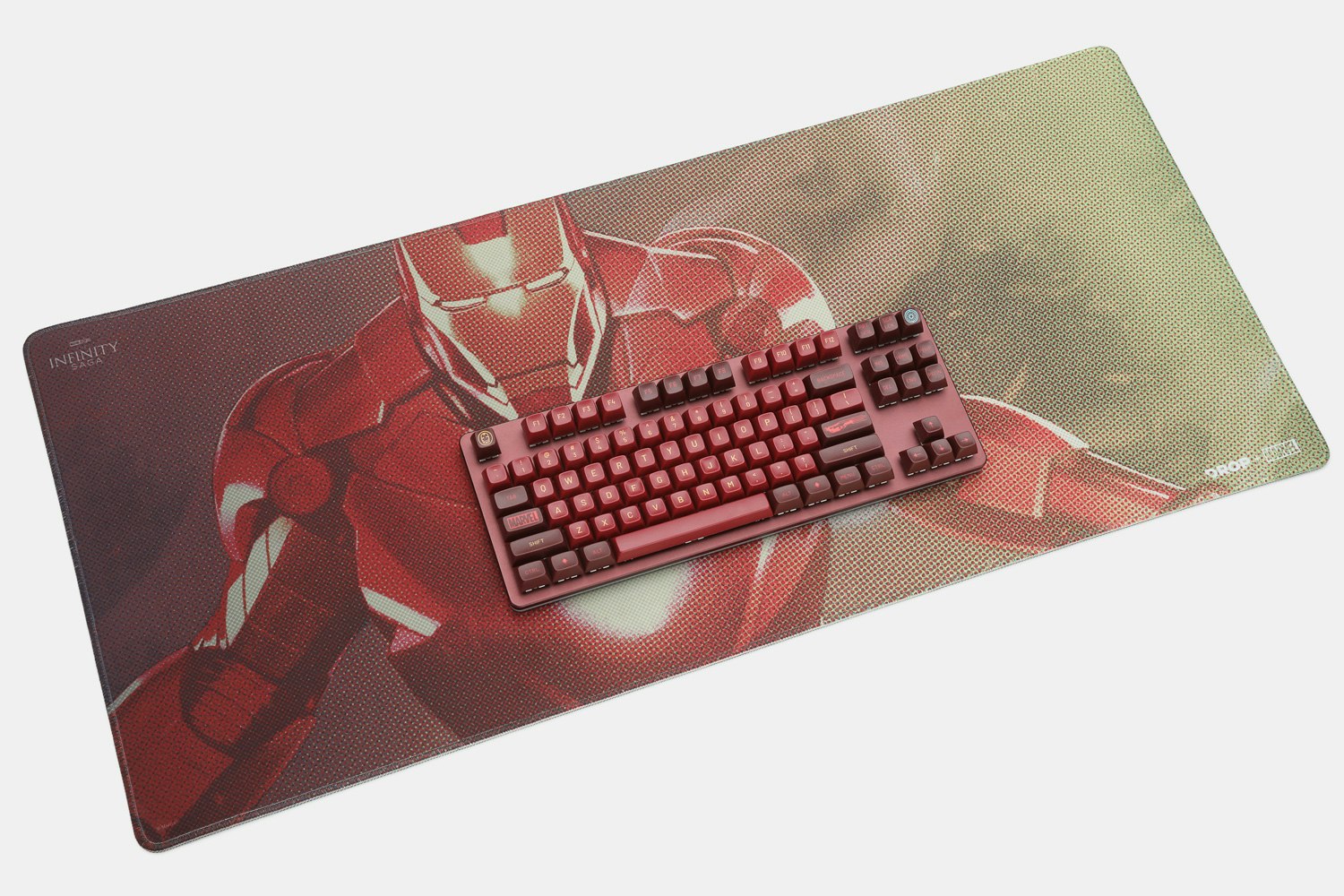 Drop + Marvel Iron Man Desk Mat | Mechanical Keyboards | Desk Mat ...