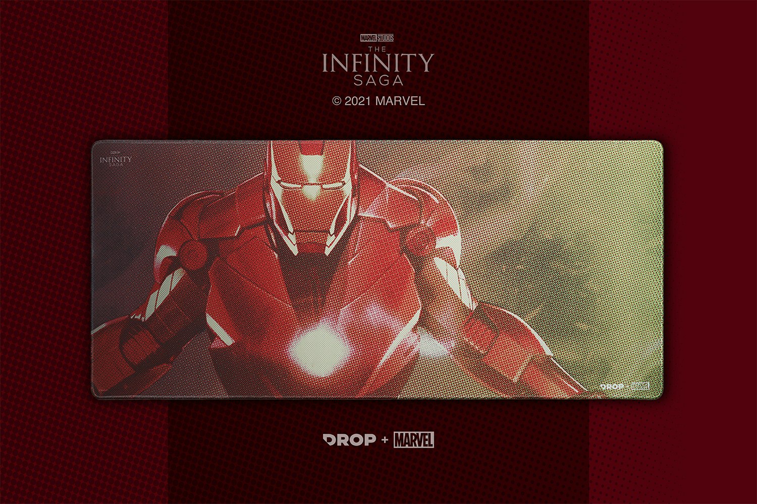 Drop + Marvel Iron Man Desk Mat | Mechanical Keyboards | Desk Mat ...