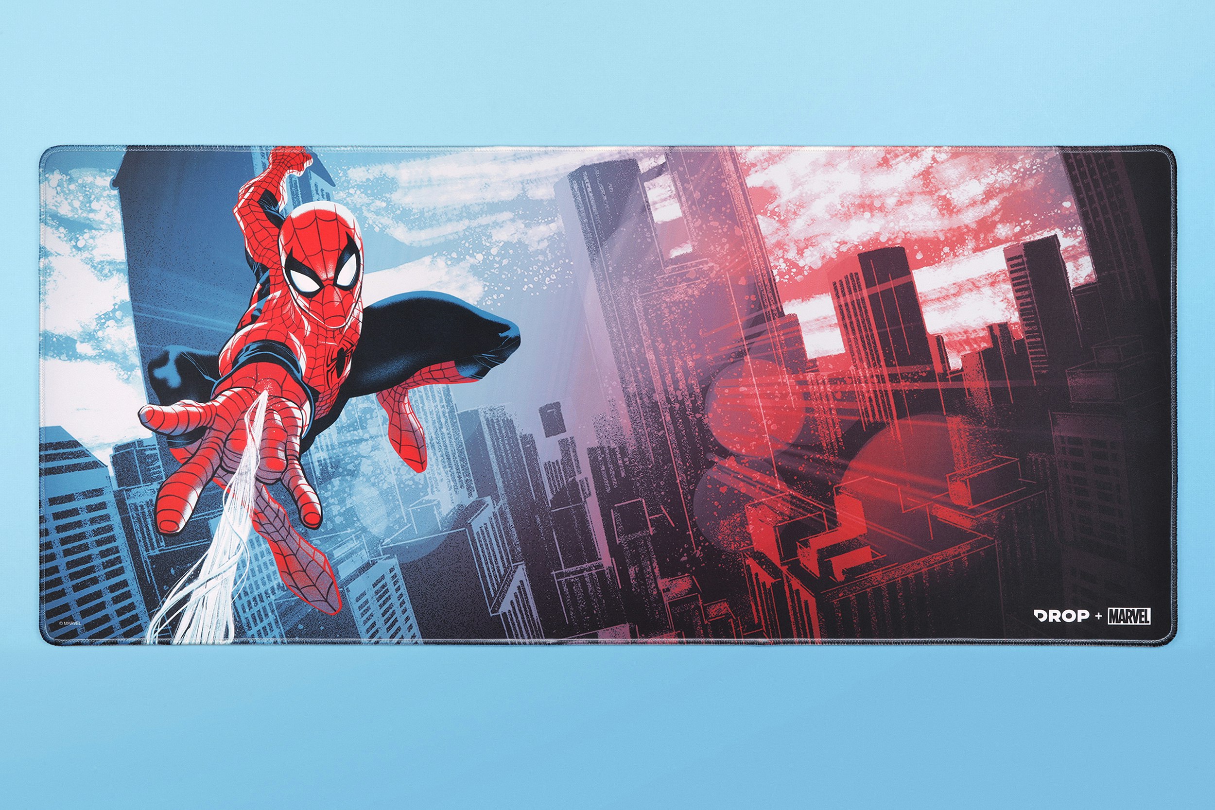 Drop + Marvel Spider-Man Pursuit Desk Mat | Mechanical Keyboards | Desk ...