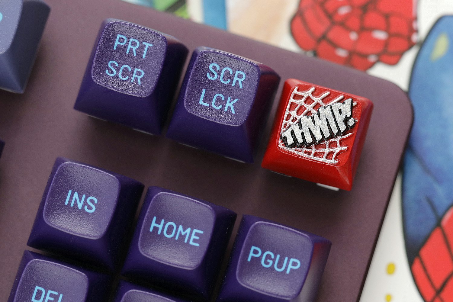 Drop + Marvel Spider-Man THWIP Artisan Keycap | Mechanical Keyboards ...