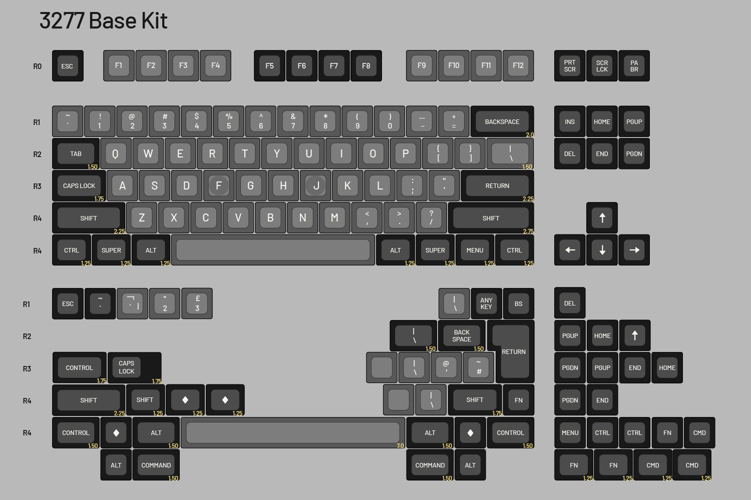 Drop + Matt3o MT3 3277 Custom Keycap Set | MT3 Profile Keycaps